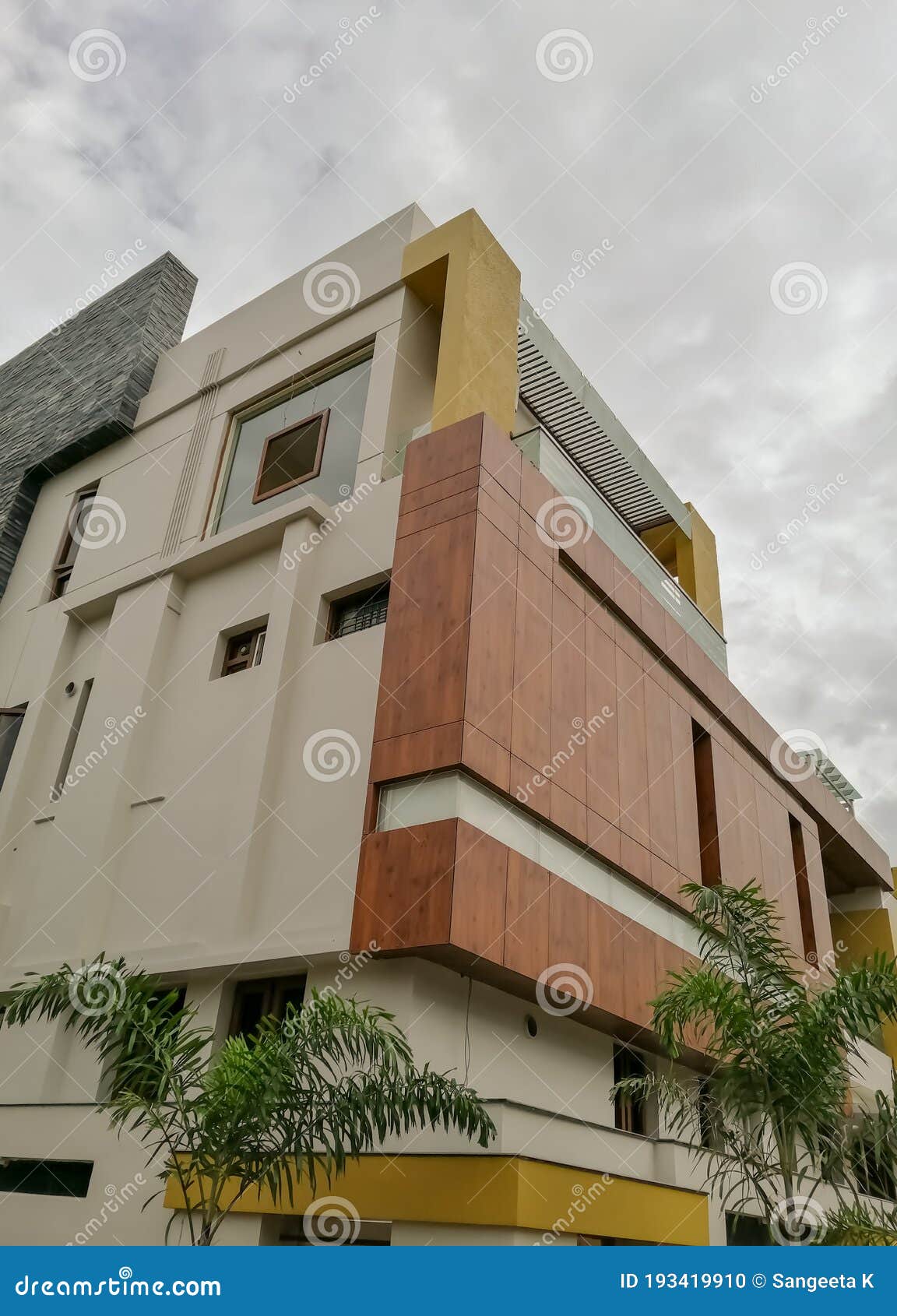 New Architecture Building.building from Side View Editorial Image ...