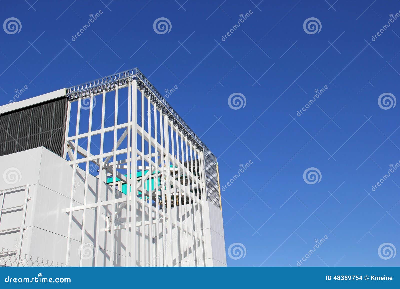 New Architecture Construction White Frame Stock Photo - Image of modern ...