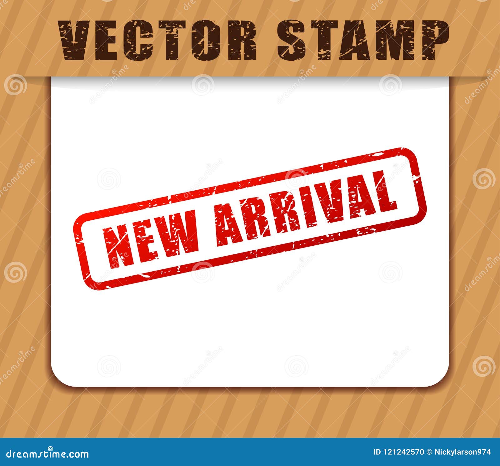 New Arrival Red Words Buffered Stock Vector - Illustration of icon ...