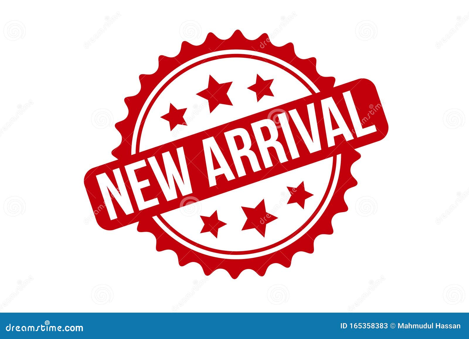 New Arrival Rubber Stamp. Red New Arrival Rubber Grunge Stamp Seal ...