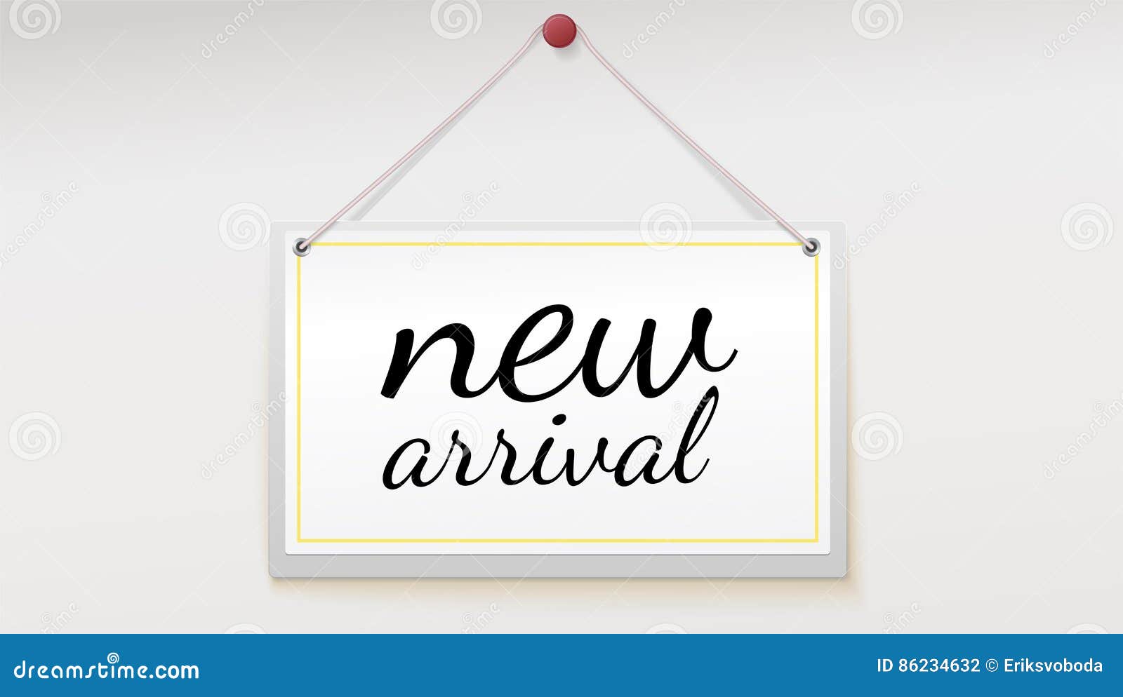 New arrival tag. stock vector. Illustration of collection - 86234632