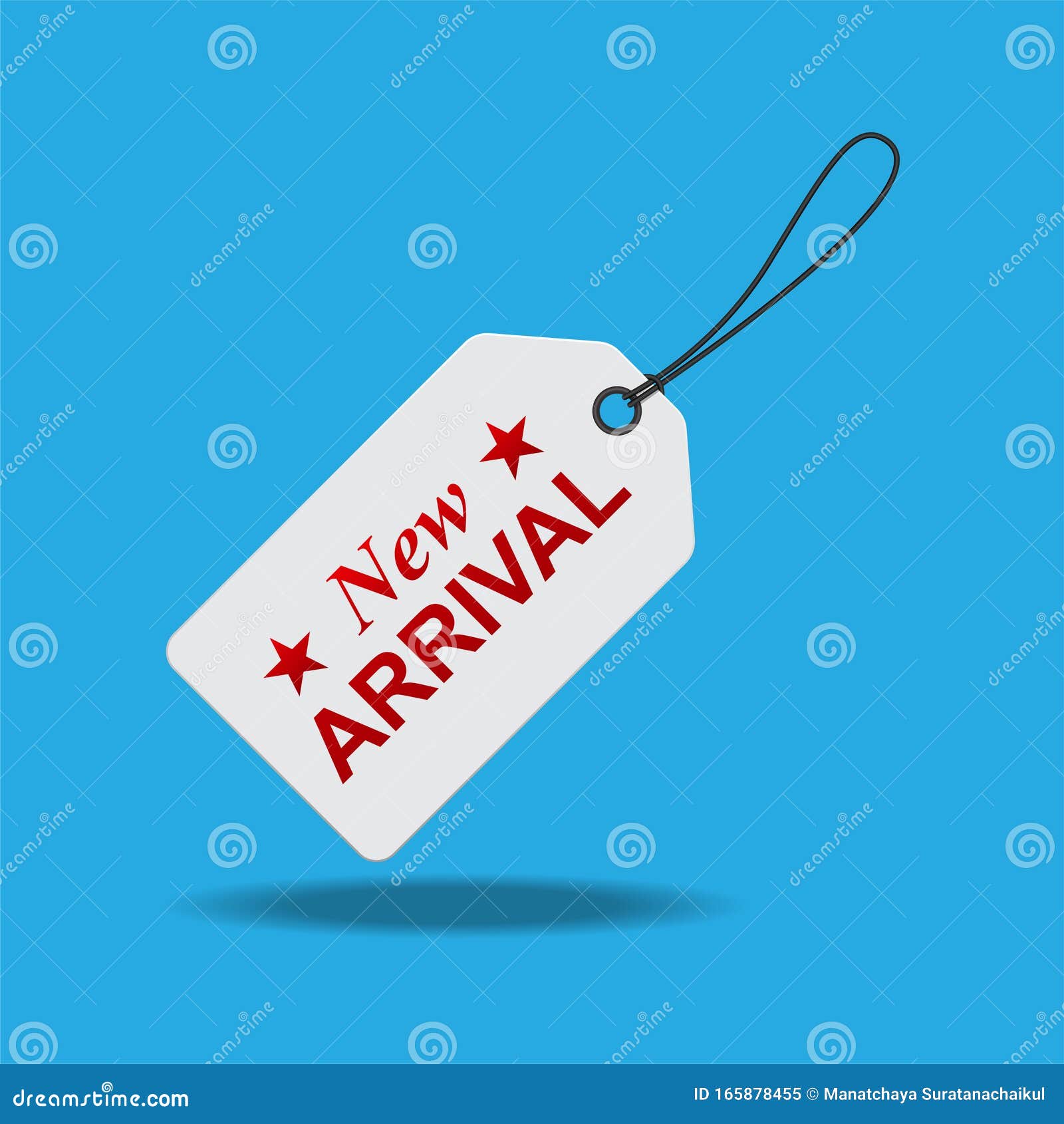 New arrival tag. stock vector. Illustration of label - 165878455