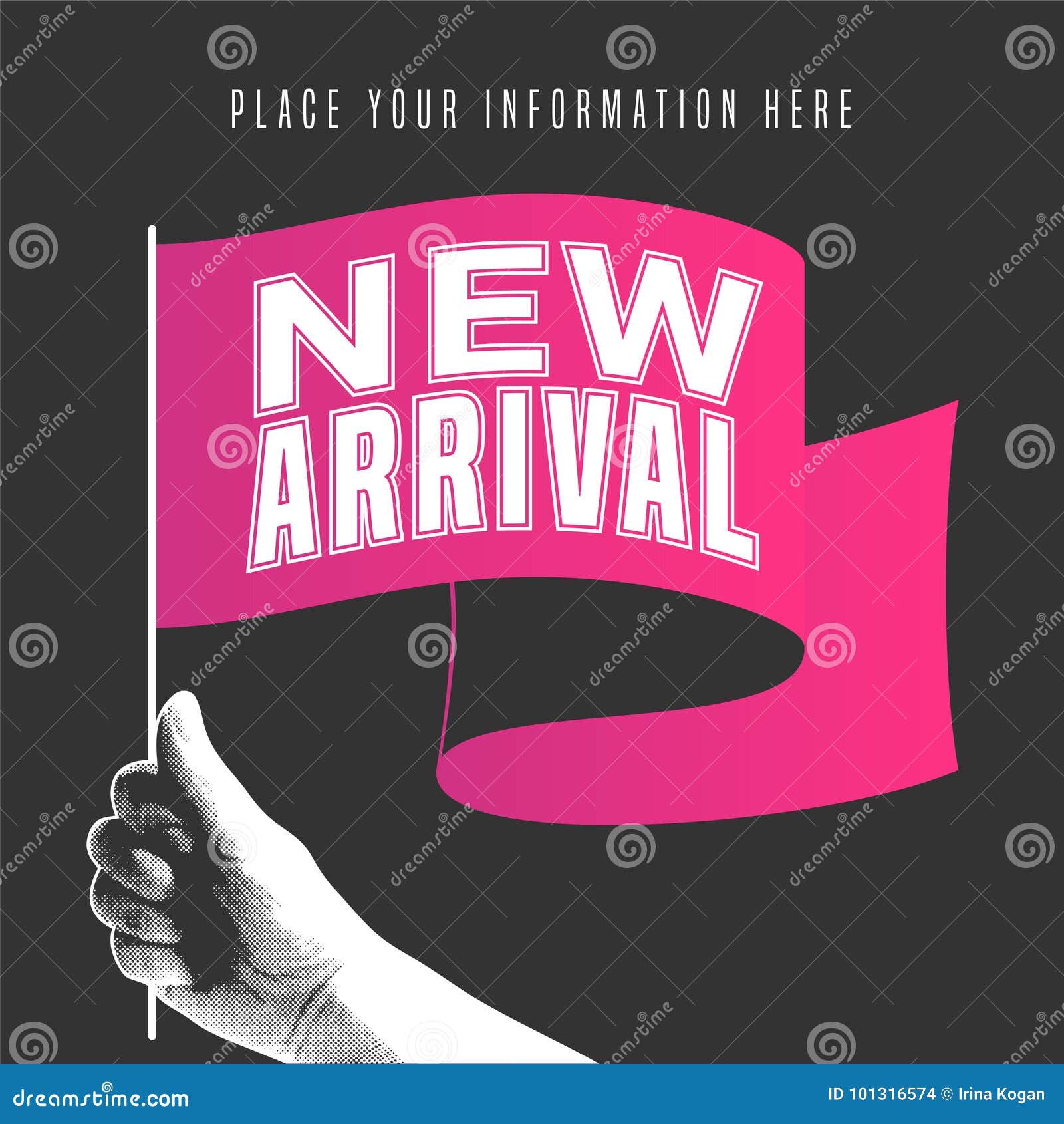New Arrival Vector Illustration, Banner Stock Vector - Illustration of ...