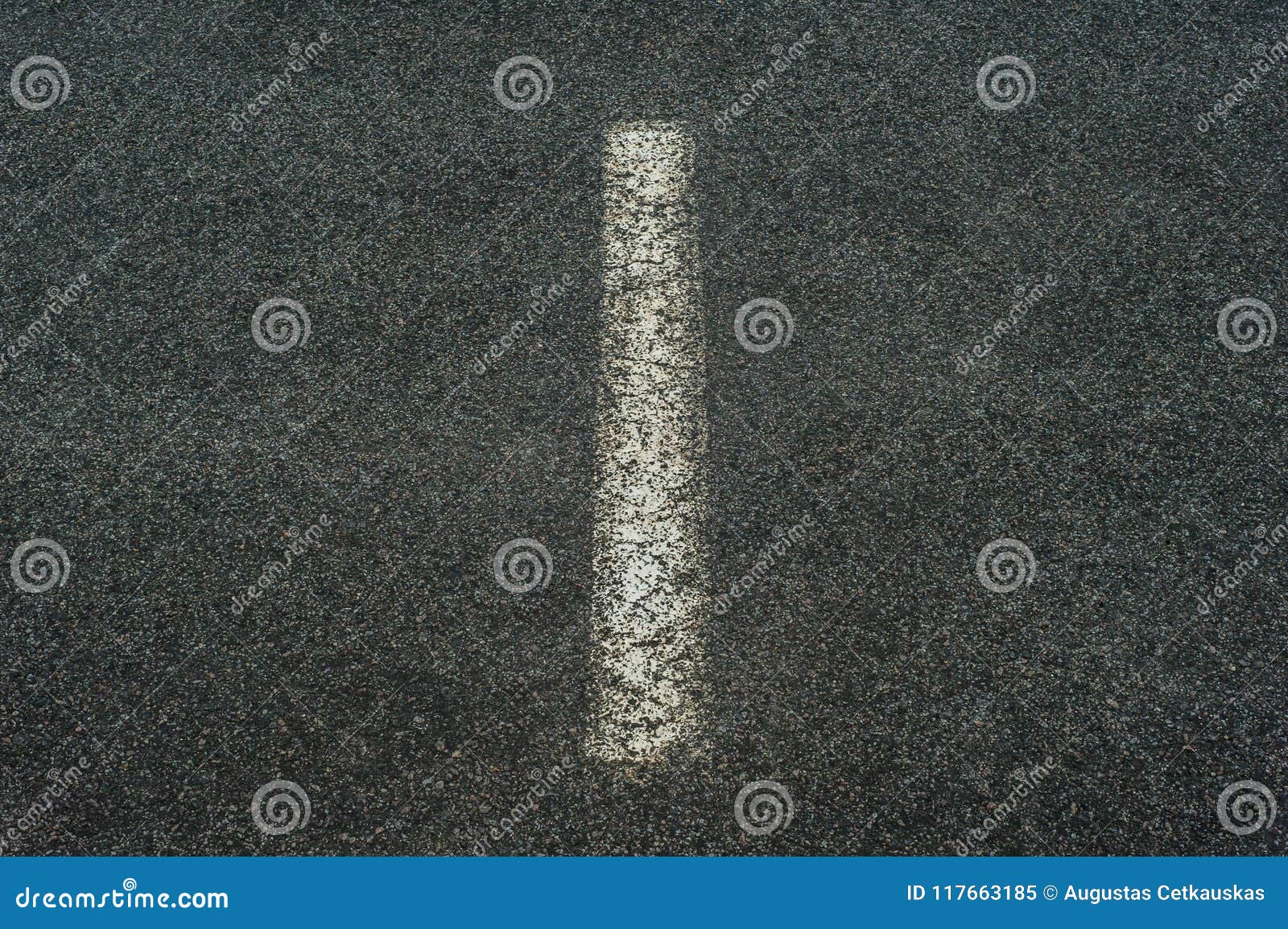 New Asphalt Texture with White Dashed Line Stock Image - Image of gray ...