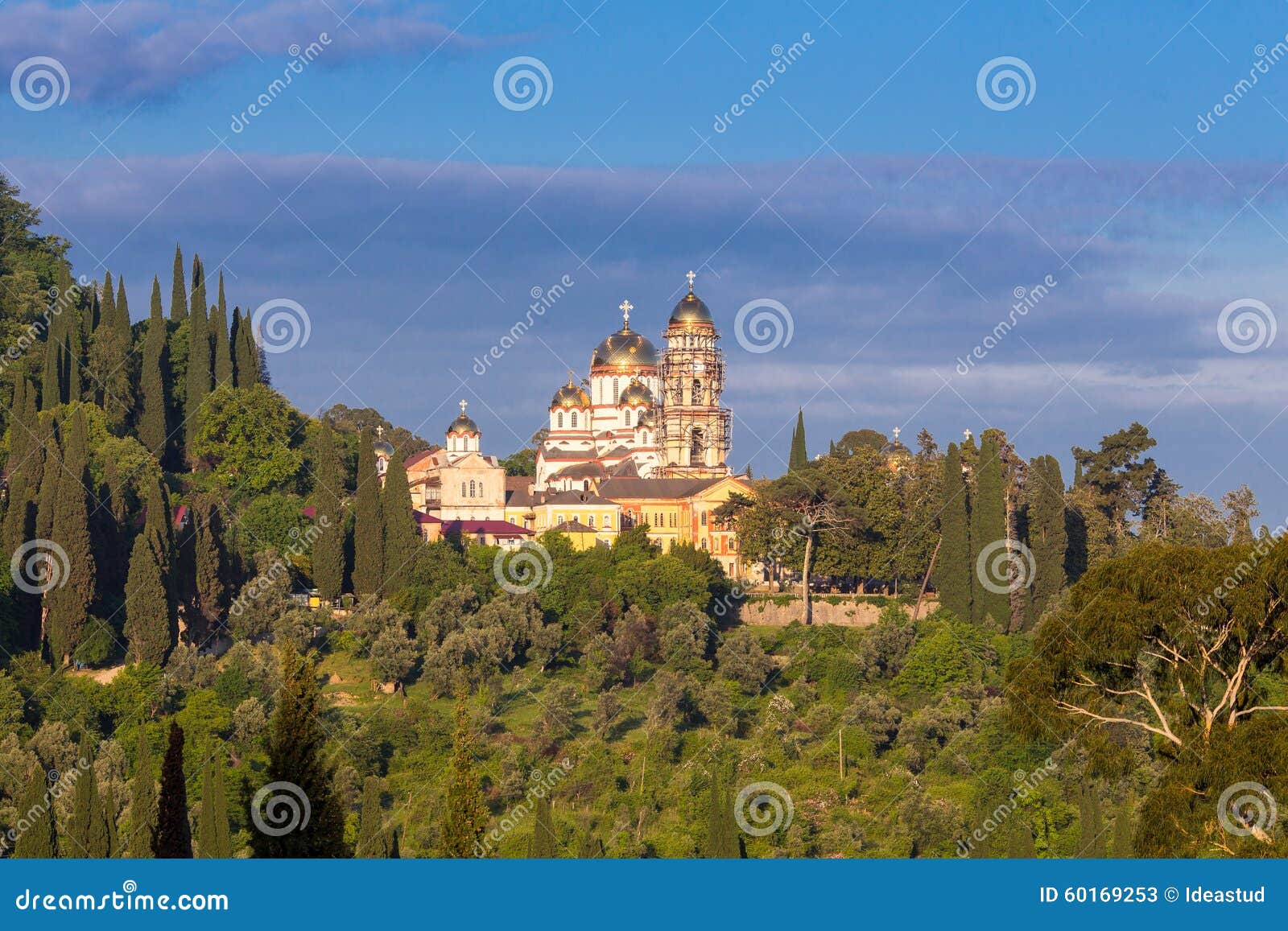 New Athos Monastery stock image. Image of monastery, saint - 60169253