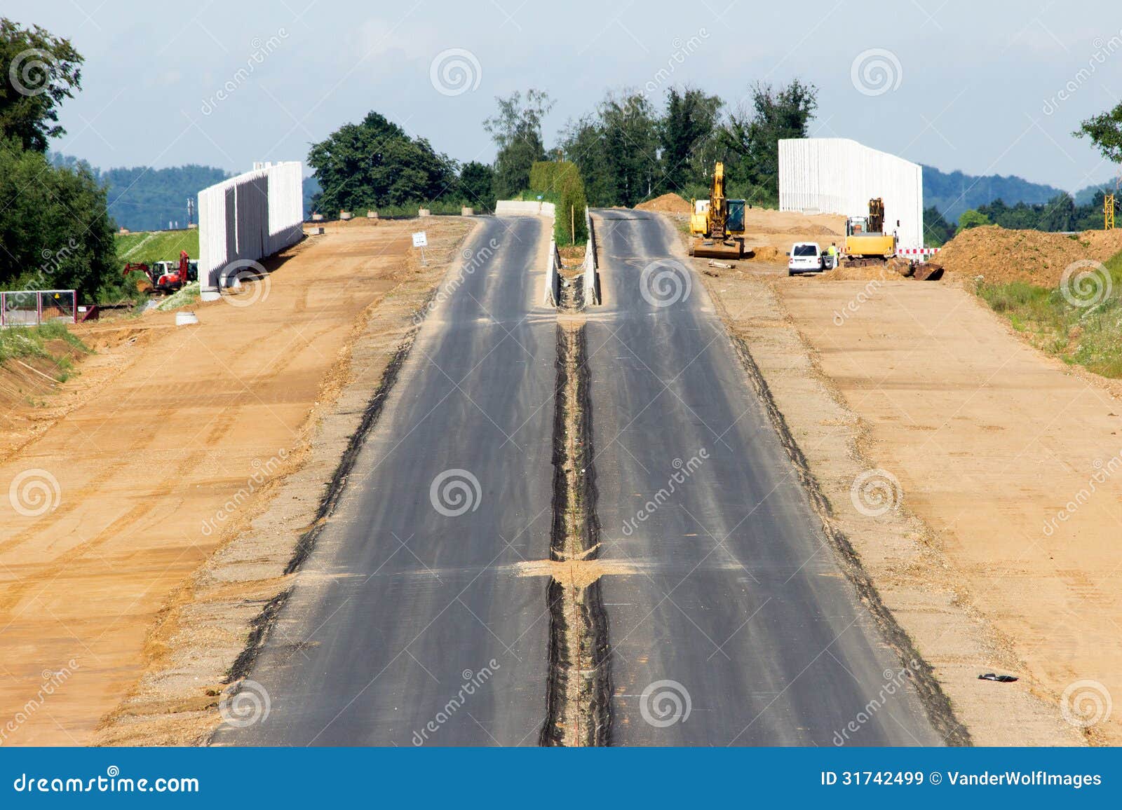 New German highway stock image. Image of autobahn, engineering - 31742499