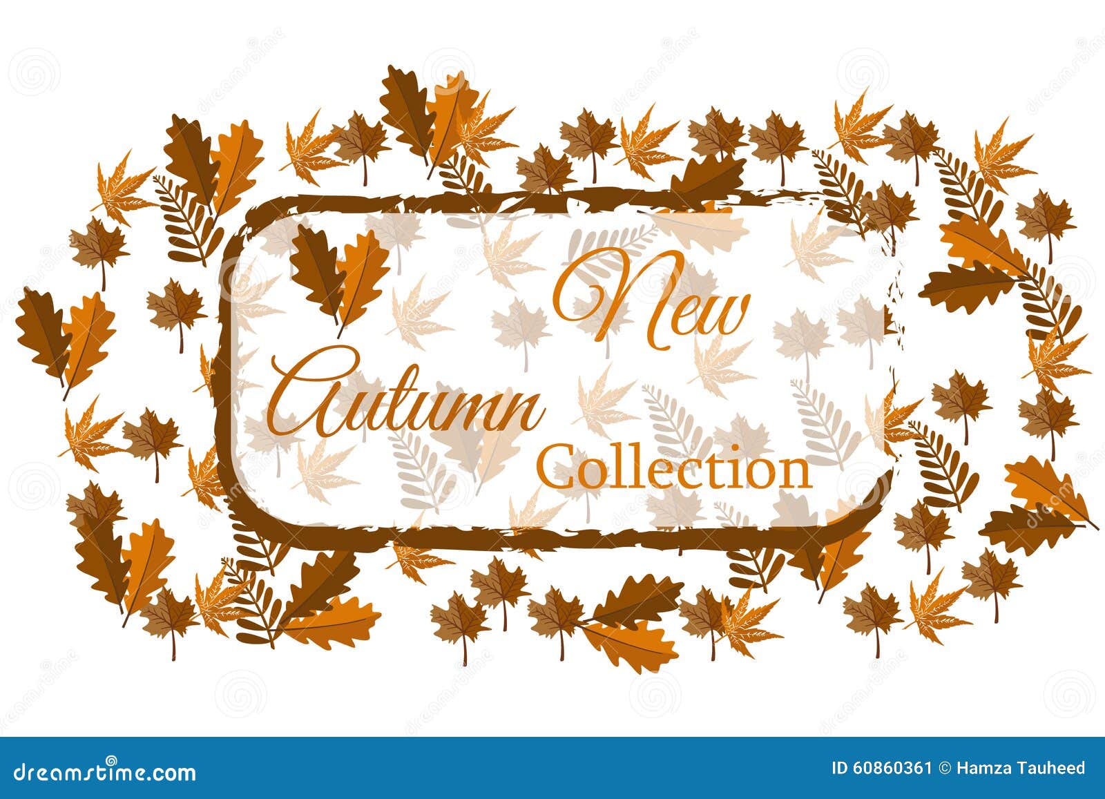 New Autumn Collection for Web or Print Stock Vector - Illustration of ...