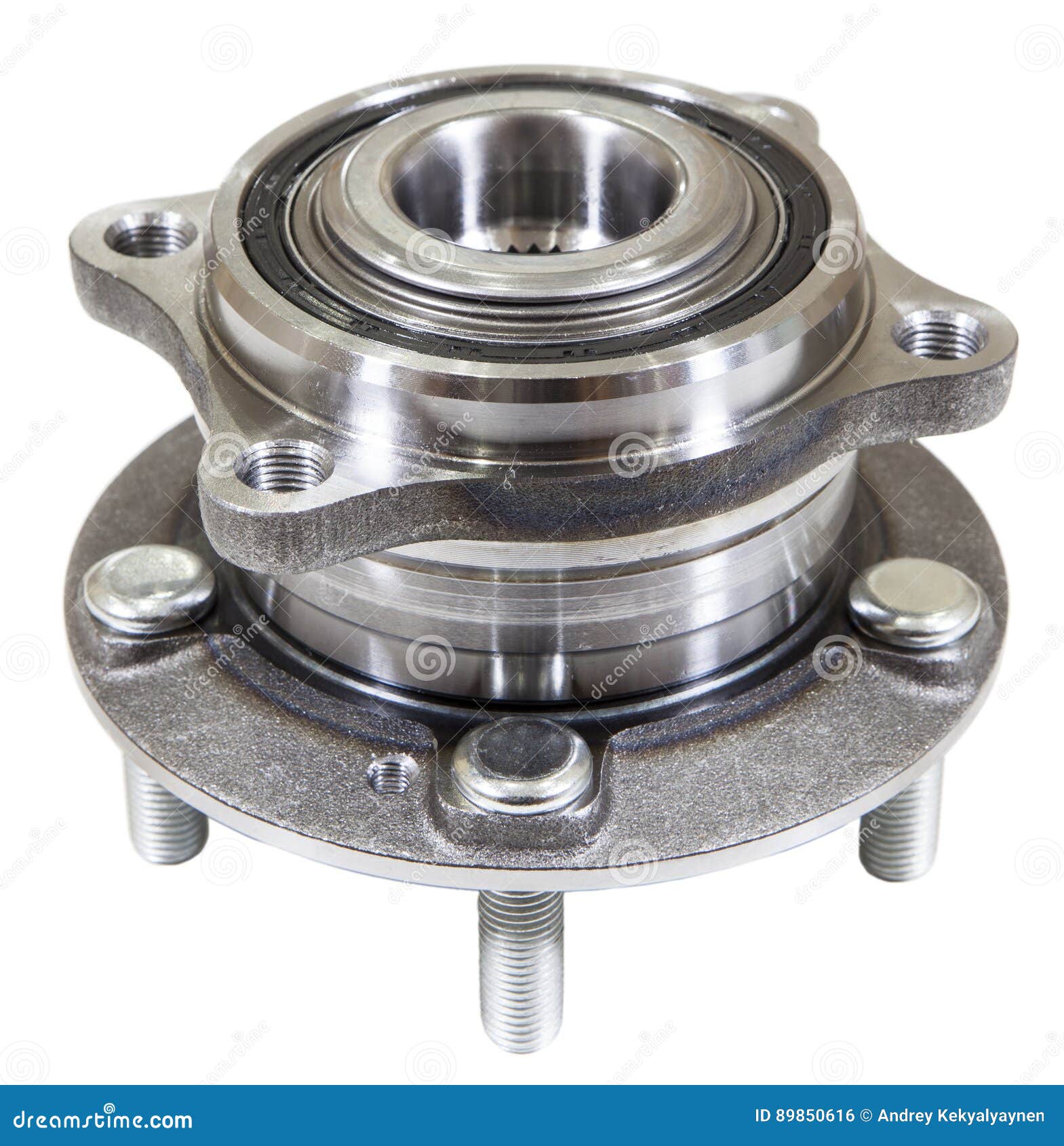New Axle Hub Unit for Front or Rear Wheel of Car, Isolated on White ...