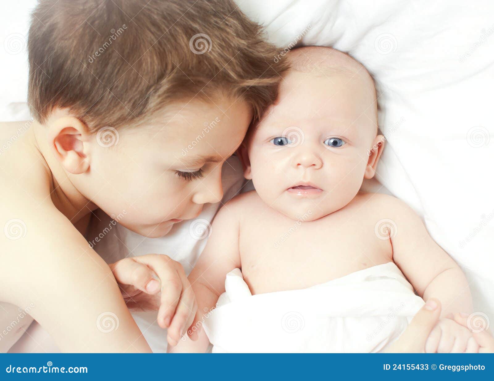 New baby brother stock image. Image of soft, baby, kids - 24155433