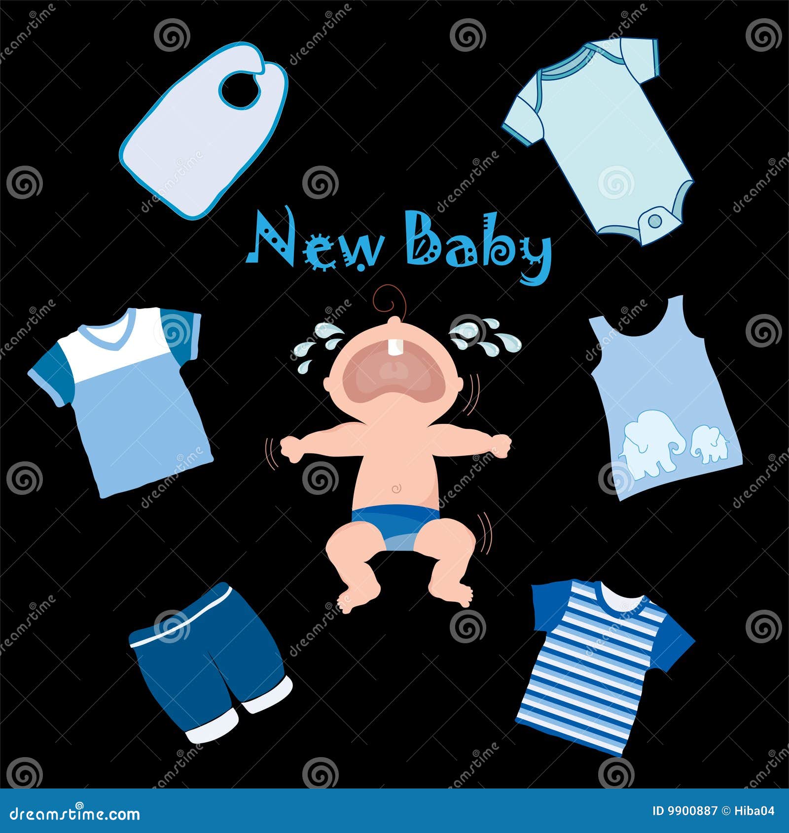 Crying At Clothes-peg Royalty-Free Stock Photo | CartoonDealer.com ...