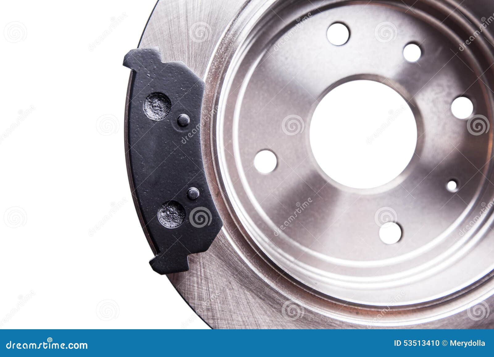 New Back Brake Disks and Pads Stock Photo - Image of rotor, metal: 53513410