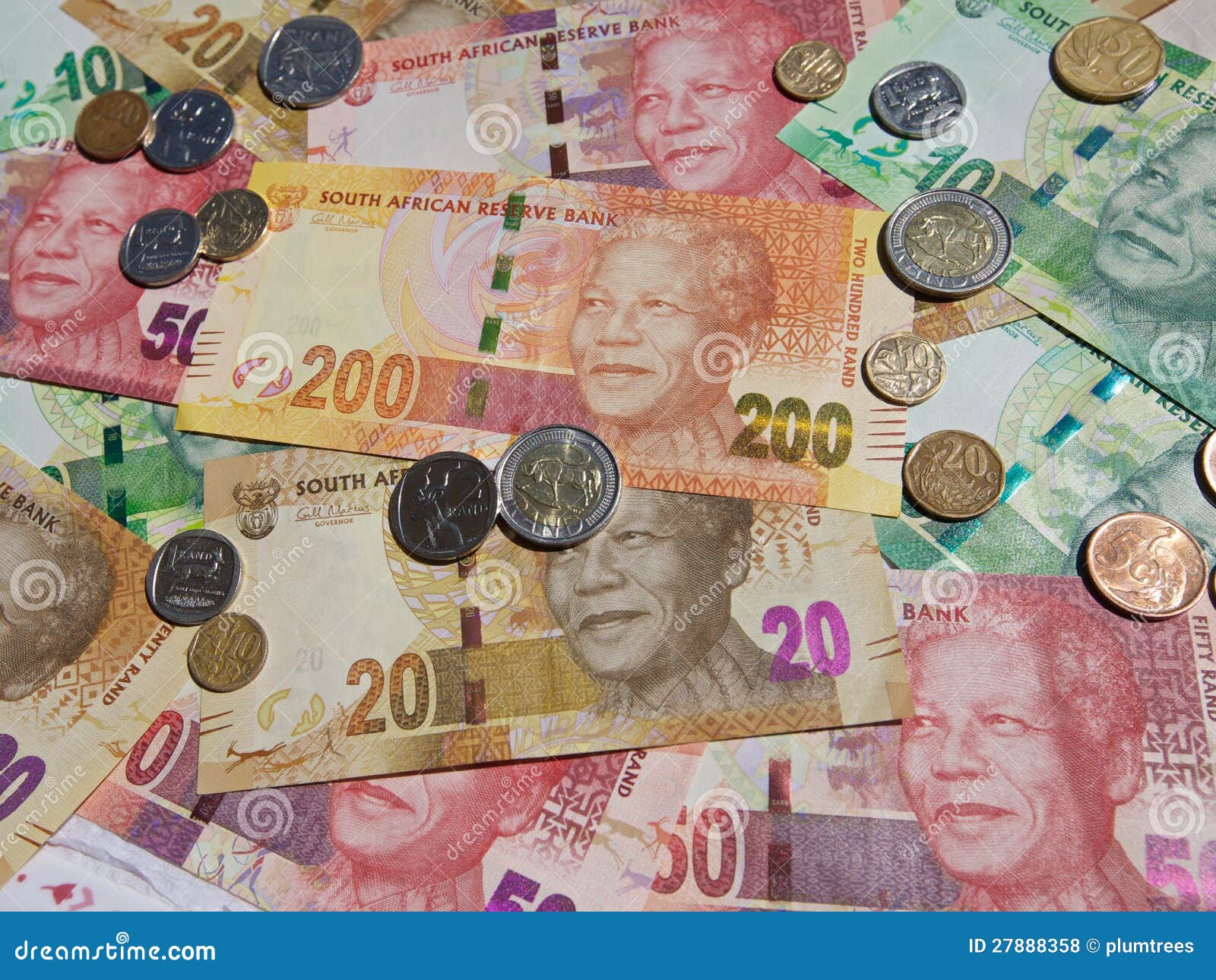 New Bank Notes - South Africa Editorial Stock Photo - Image of freedom ...