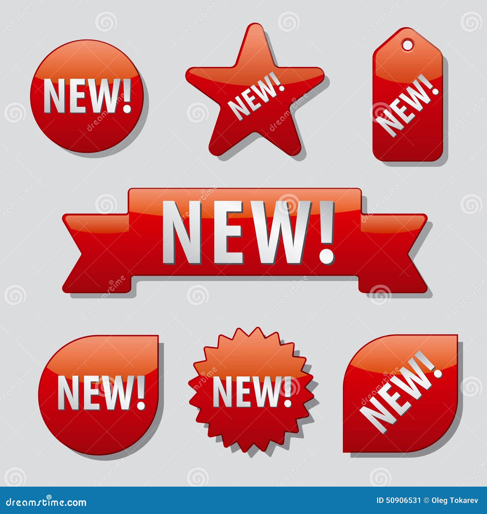 New banners stock illustration. Illustration of badge - 50906531