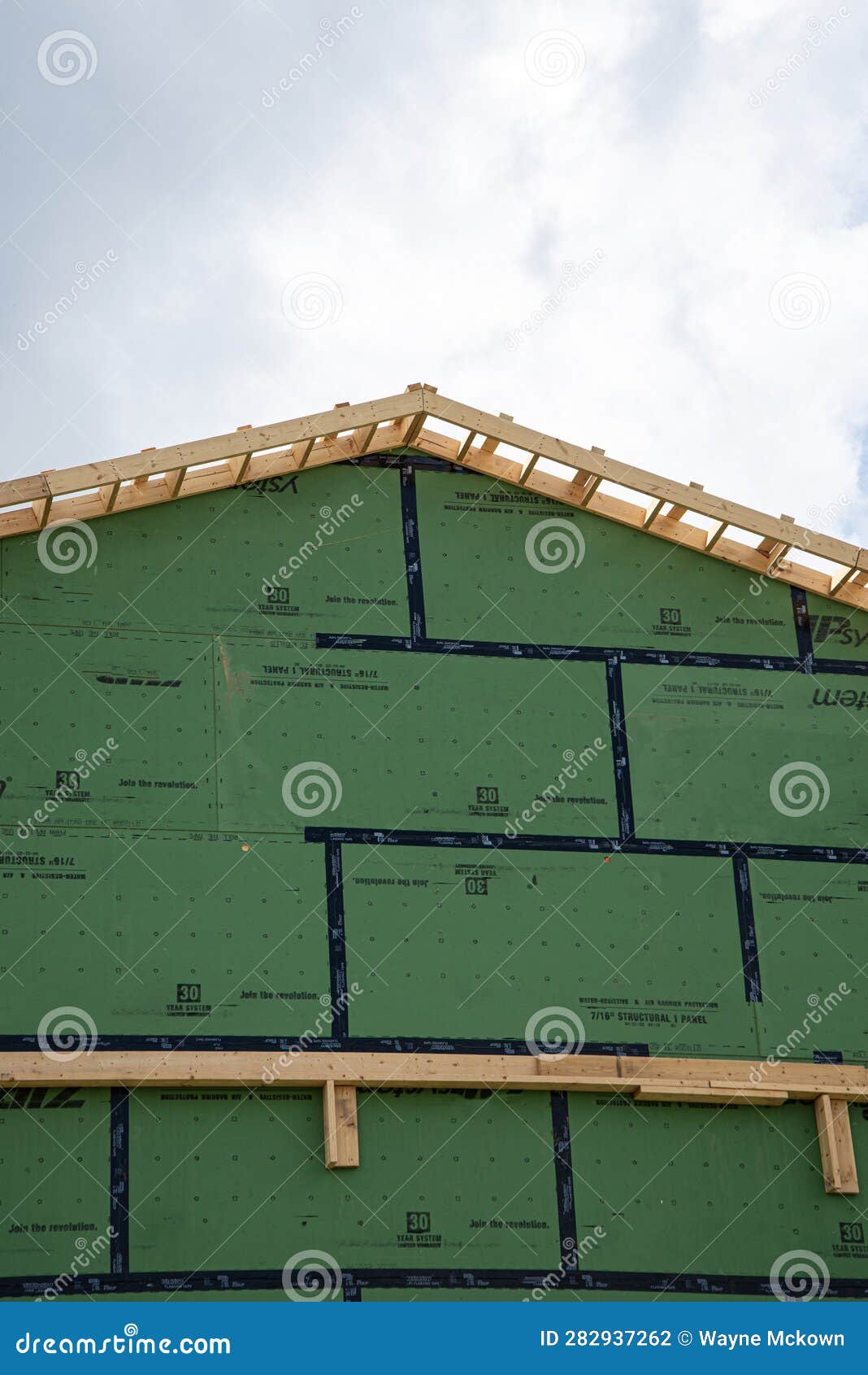New barn construction stock photo. Image of floor, texture - 282937262