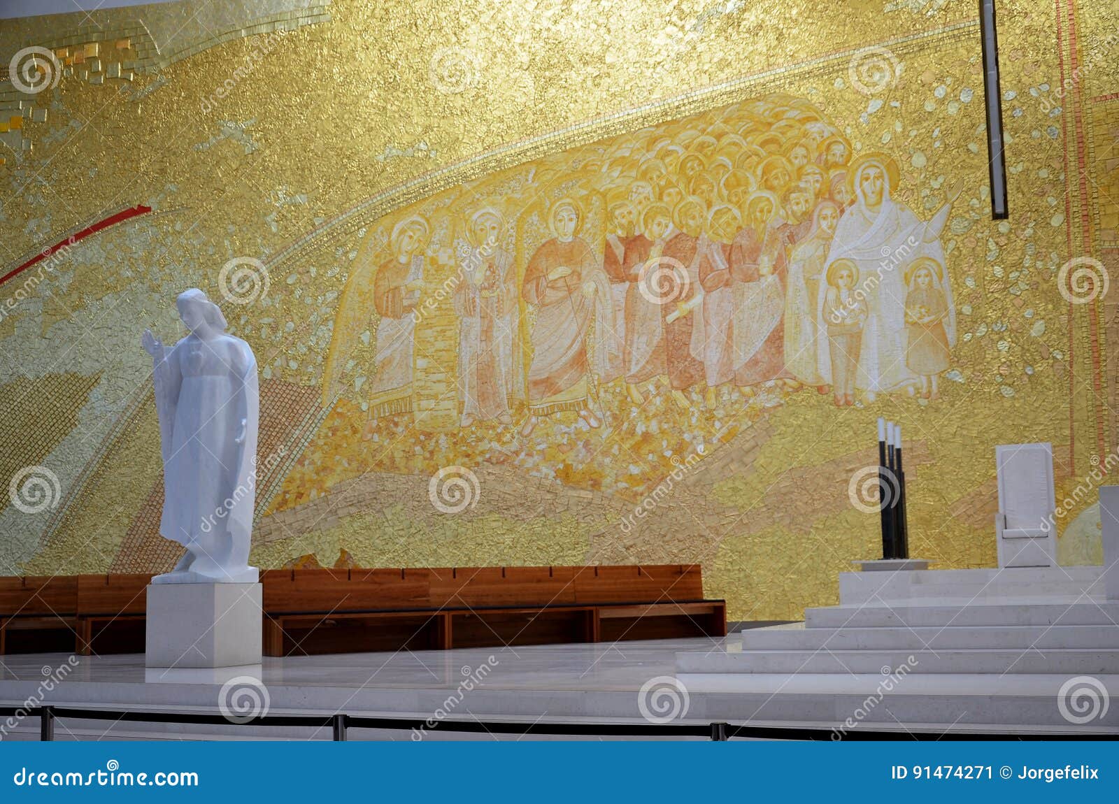 The new Basilica of Fatima editorial photo. Image of basilica - 91474271