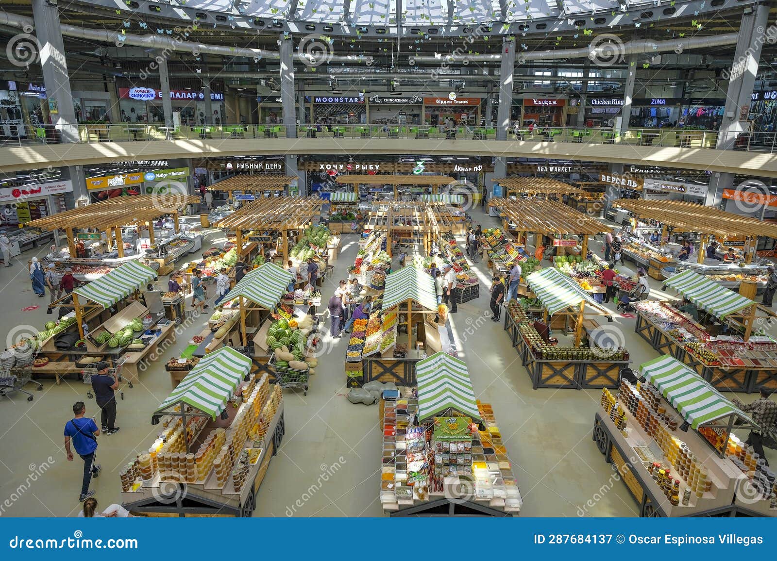 New Bazaar in Karaganda, Kazakhstan Editorial Photography - Image of ...