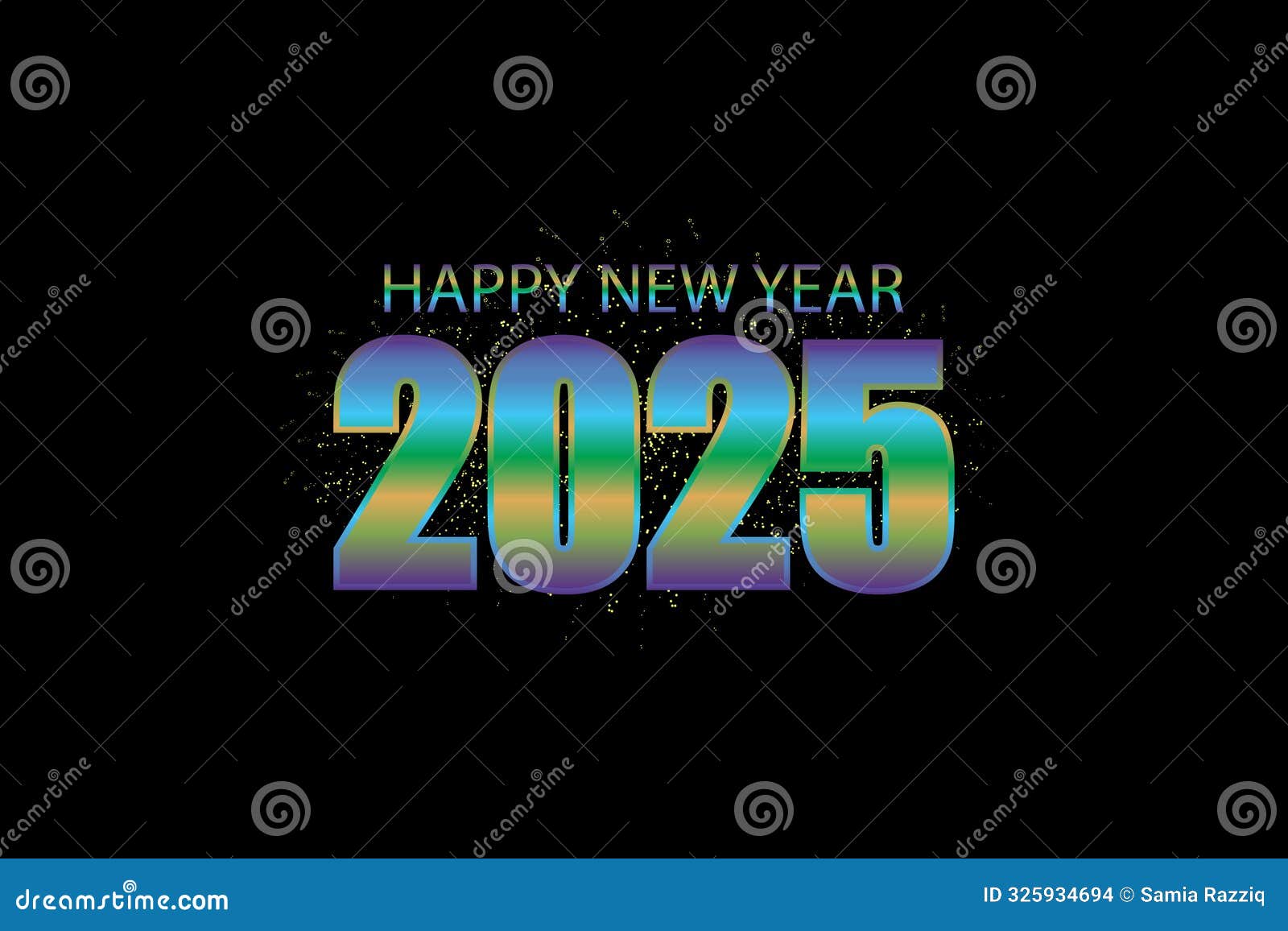 New Beginnings Embracing the Future in 2025 Stock Illustration ...