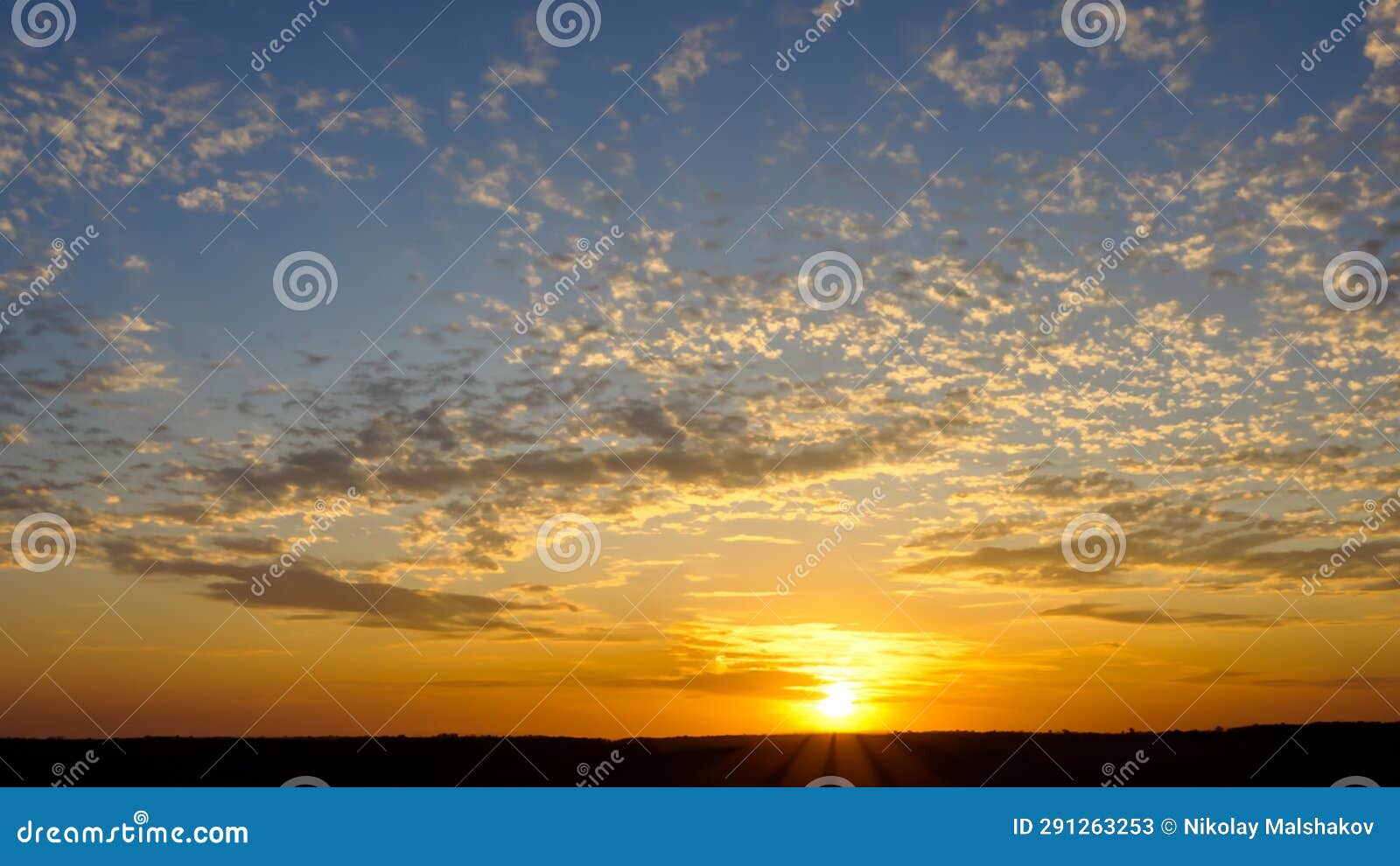 New Beginnings: Sun Rising with Stunning Clouds Stock Image - Image of ...