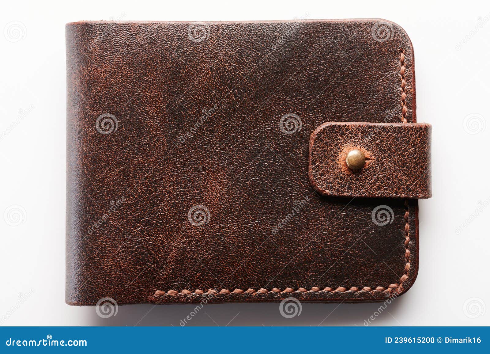 New Beige Color Leather Wallet Stock Photo - Image of modern, object ...