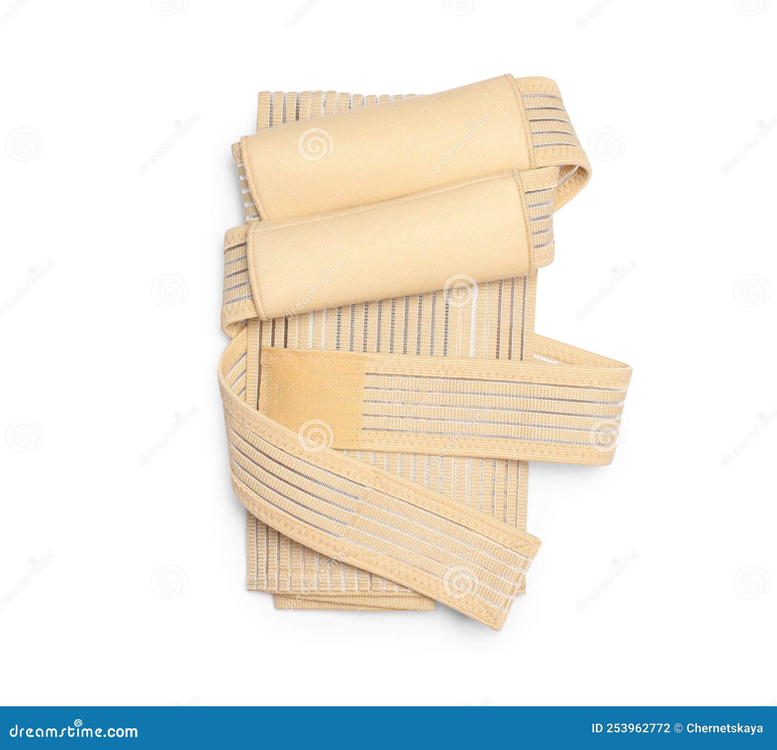 New Beige Posture Corrector Isolated on White Stock Photo - Image of ...