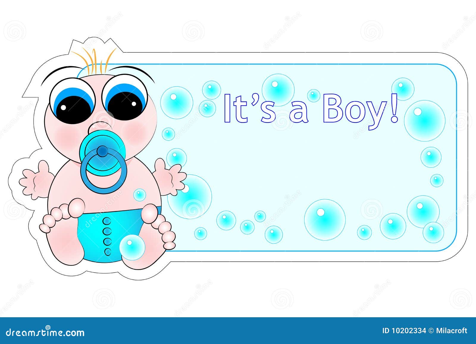 New Birth Label - Baby Boy stock vector. Illustration of child - 10202334