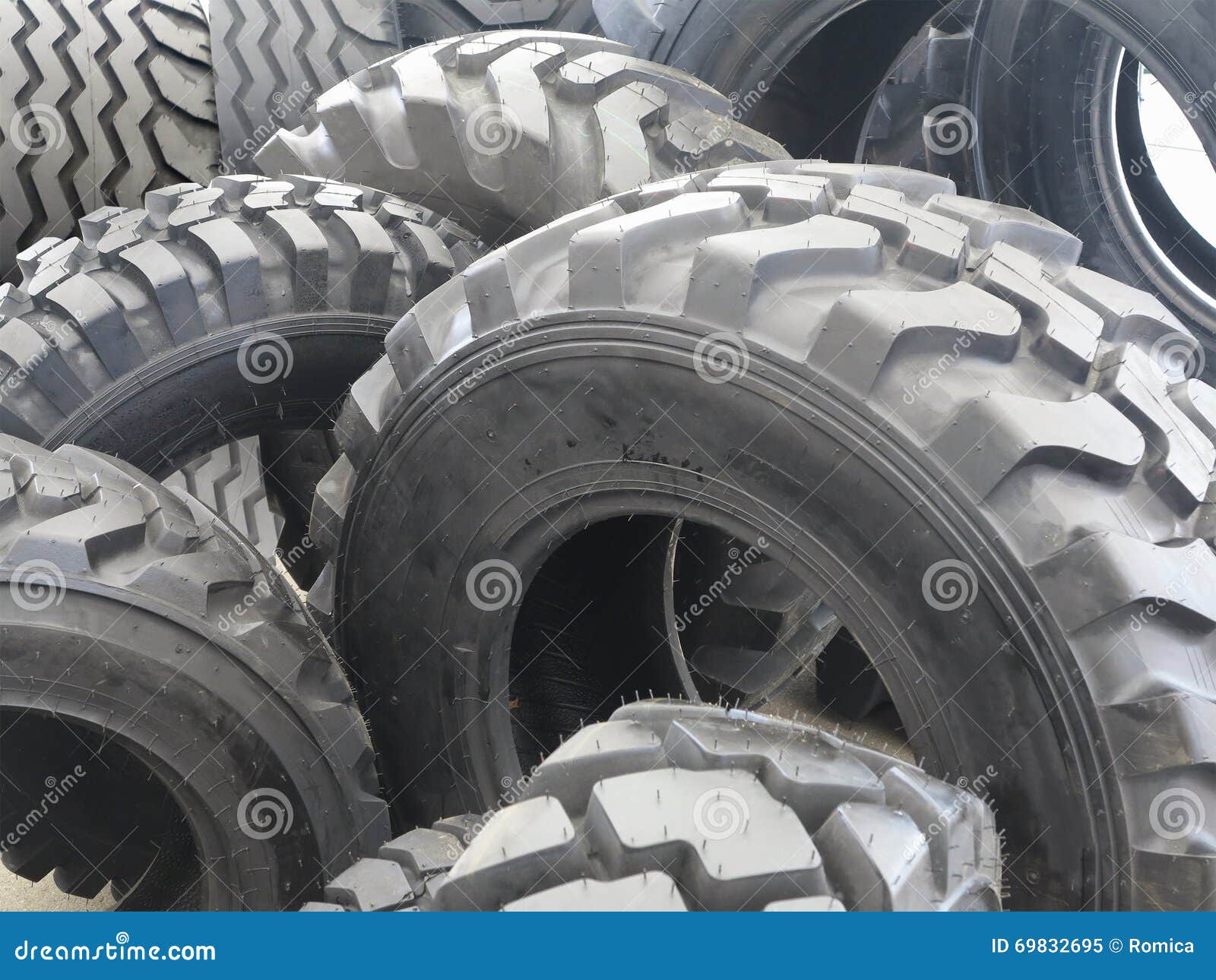 New Black Tractor Abstract Tire Wheels Background Stock Image - Image ...