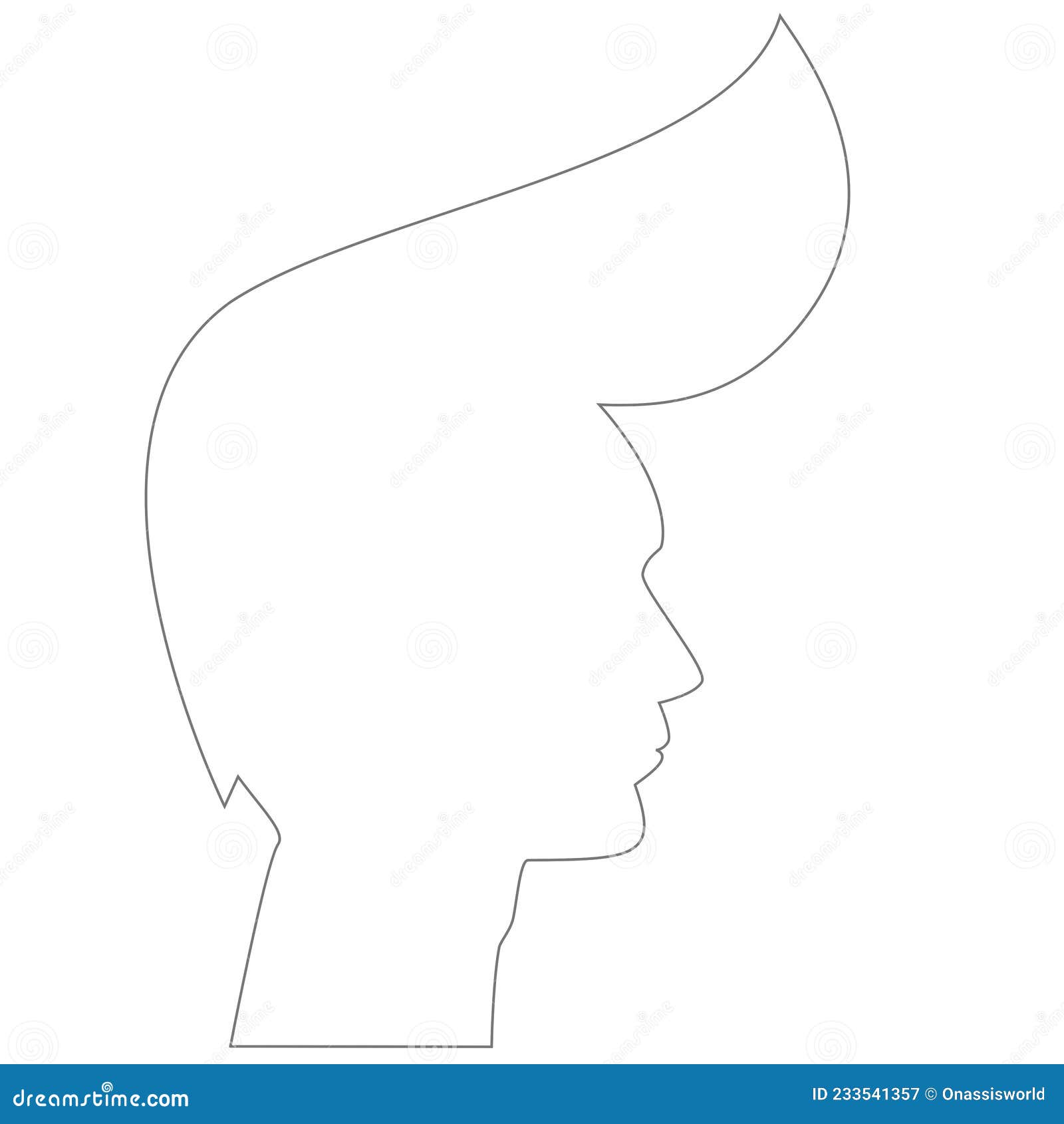 New Black White Icons Profile Shapes High Resolution Stock Illustration ...
