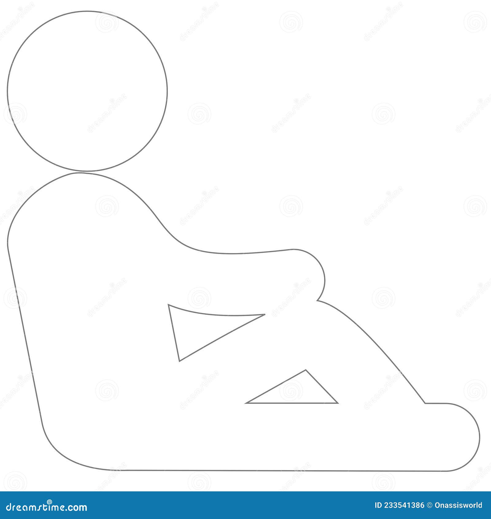 New Black White Icons Profile Shapes High Resolution Stock Illustration ...