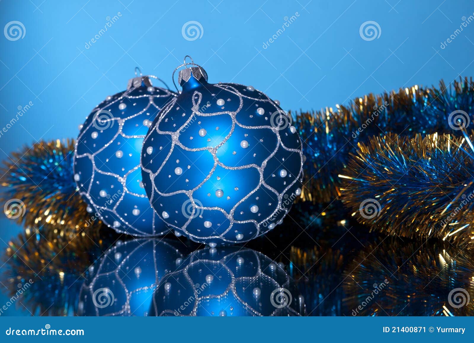 New blue balls stock image. Image of ball, bauble, celebration - 21400871