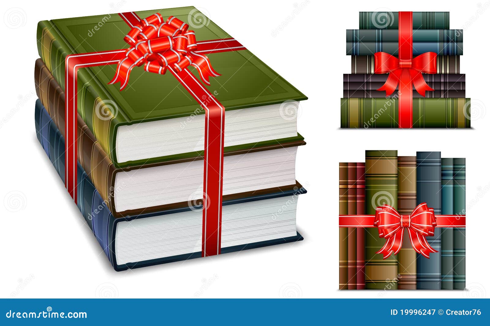 New book with bow stock vector. Illustration of ribbon - 19996247