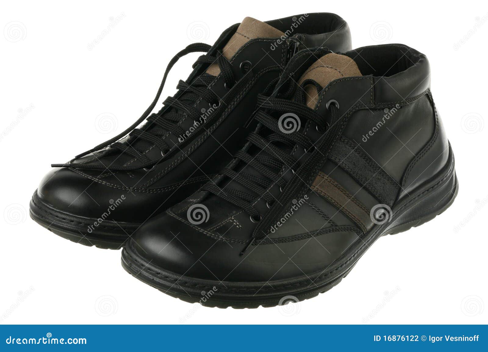 New boots stock photo. Image of footwear, dirt, black - 16876122