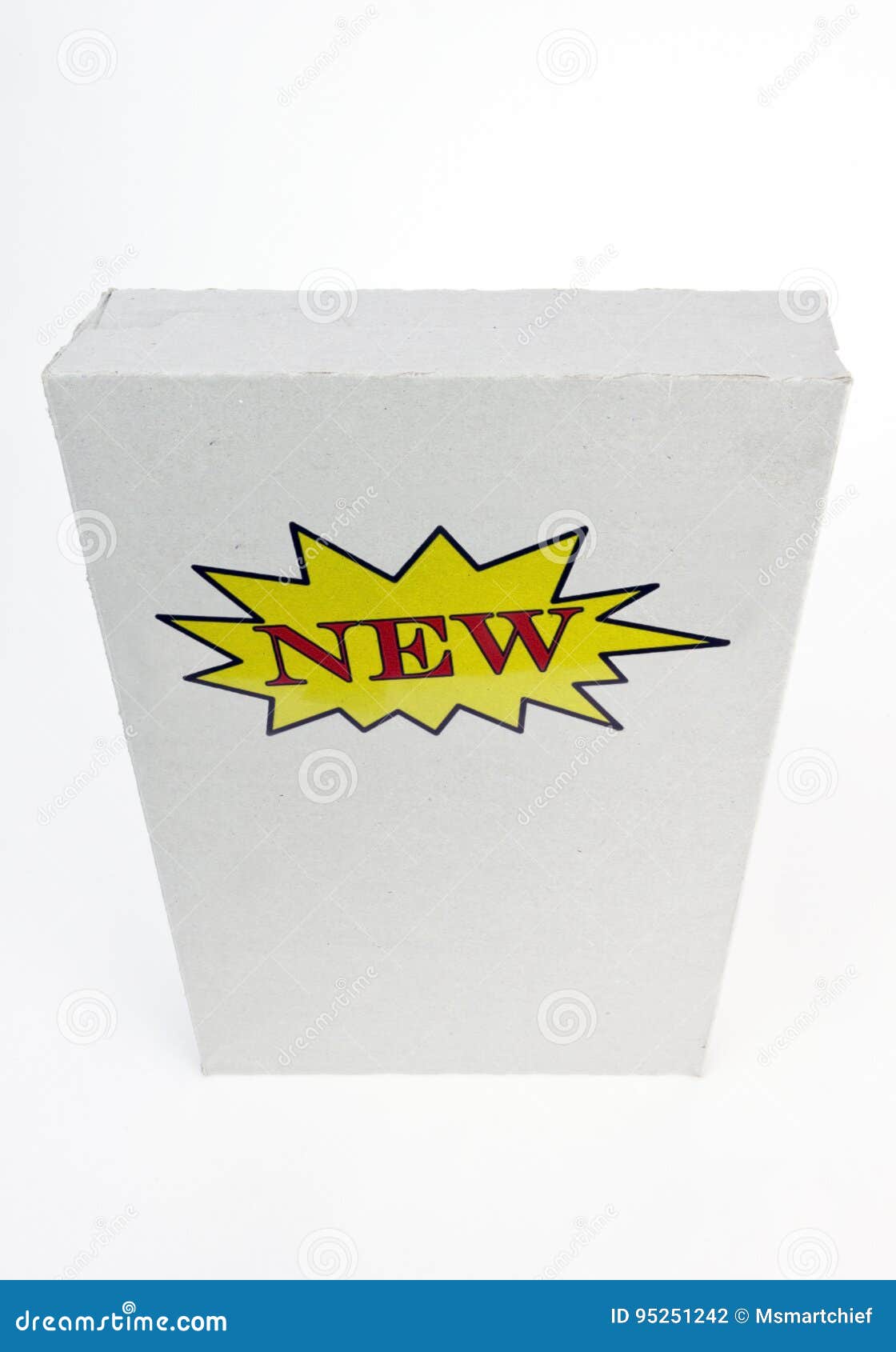 NEW Box stock photo. Image of blank, future, next, label - 95251242