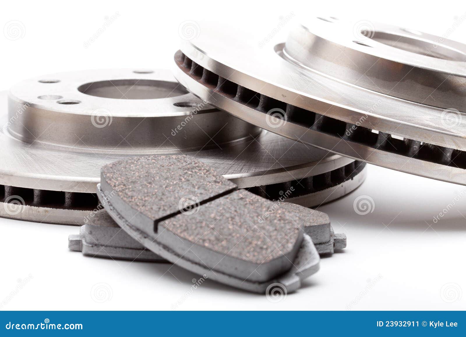 New Brake Pads and Disks stock image. Image of service - 23932911