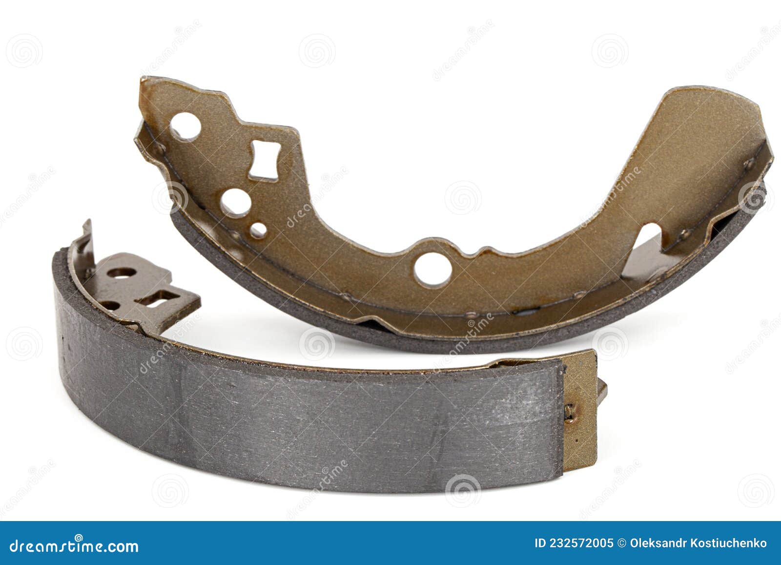 New Brake Pads, Isolated on White Background Stock Image - Image of ...