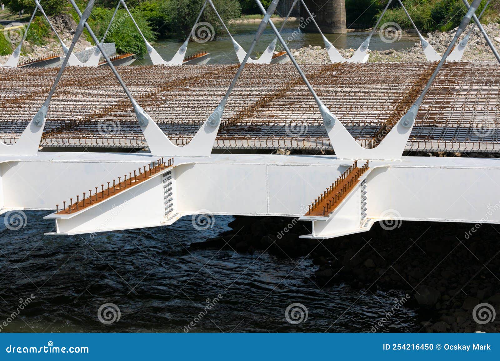 New bridge across a river stock photo. Image of napoca - 254216450