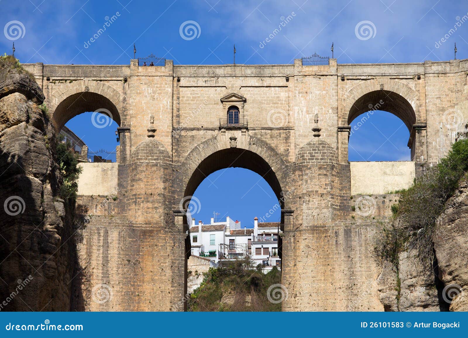 New Bridge in Ronda stock image. Image of nuevo, heritage - 26101583
