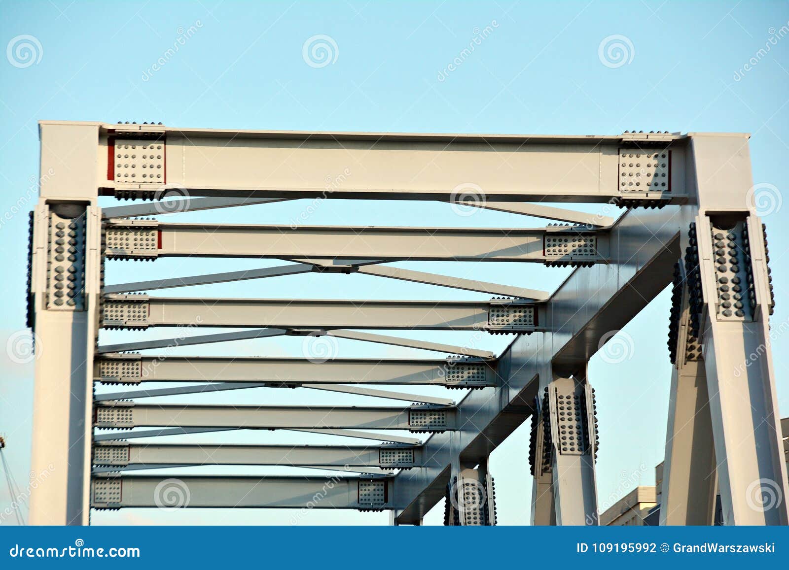 New Bridge Under Construction Stock Photo - Image of crane, housing ...