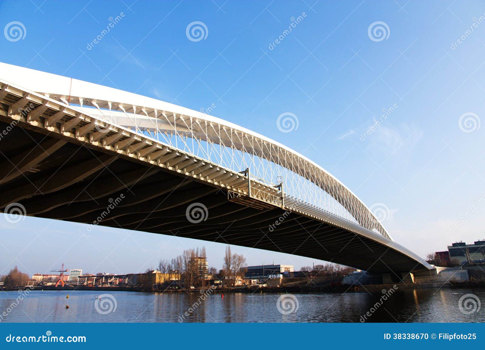 New bridge stock photo. Image of high, elevated, pillar - 38338670