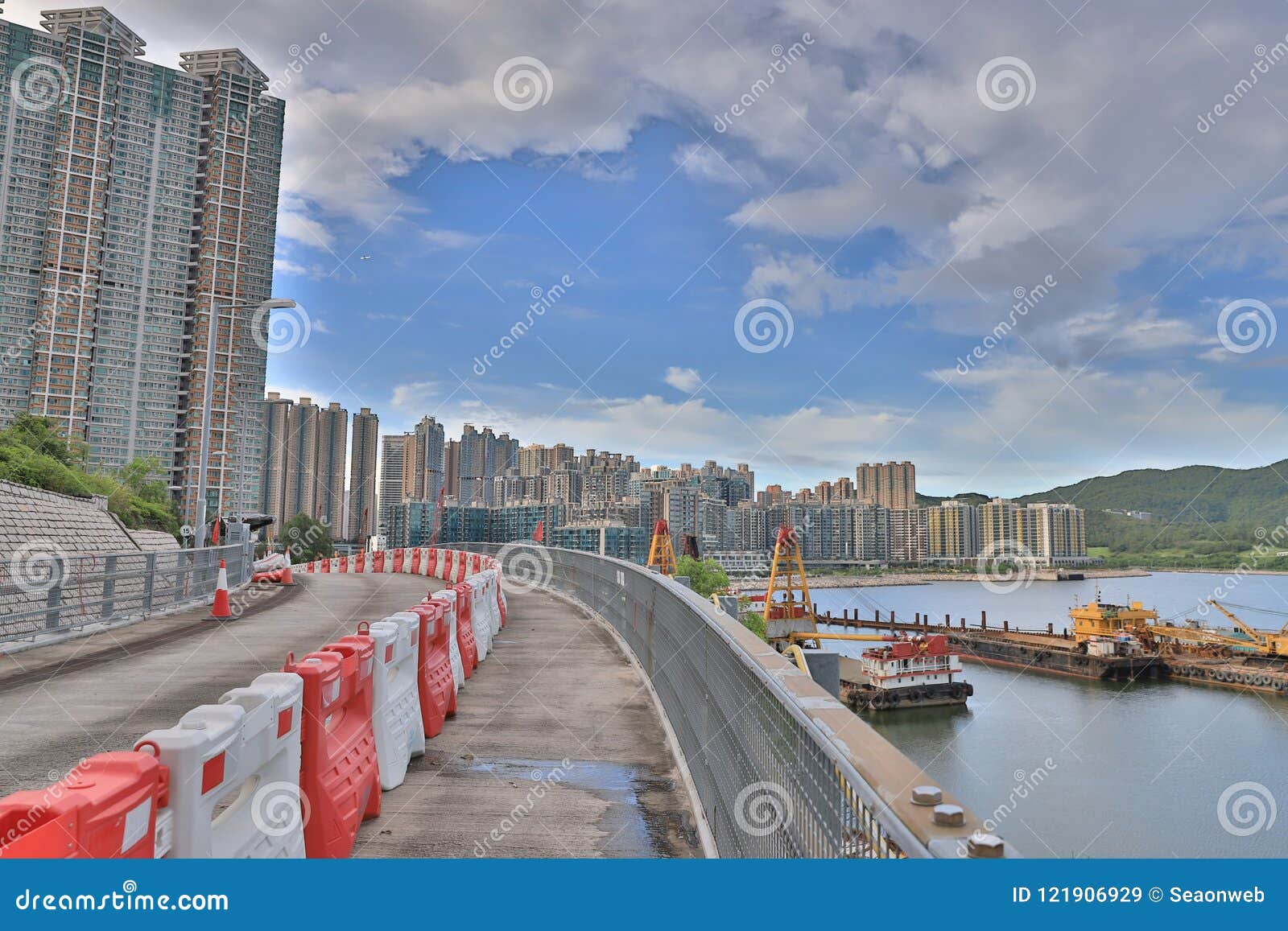 New Brige Site at Tseung Kwan O Editorial Stock Image - Image of ...