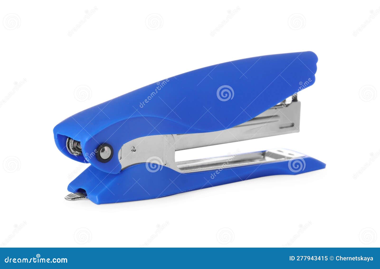 New Bright Blue Stapler Isolated on White Stock Image - Image of learn ...