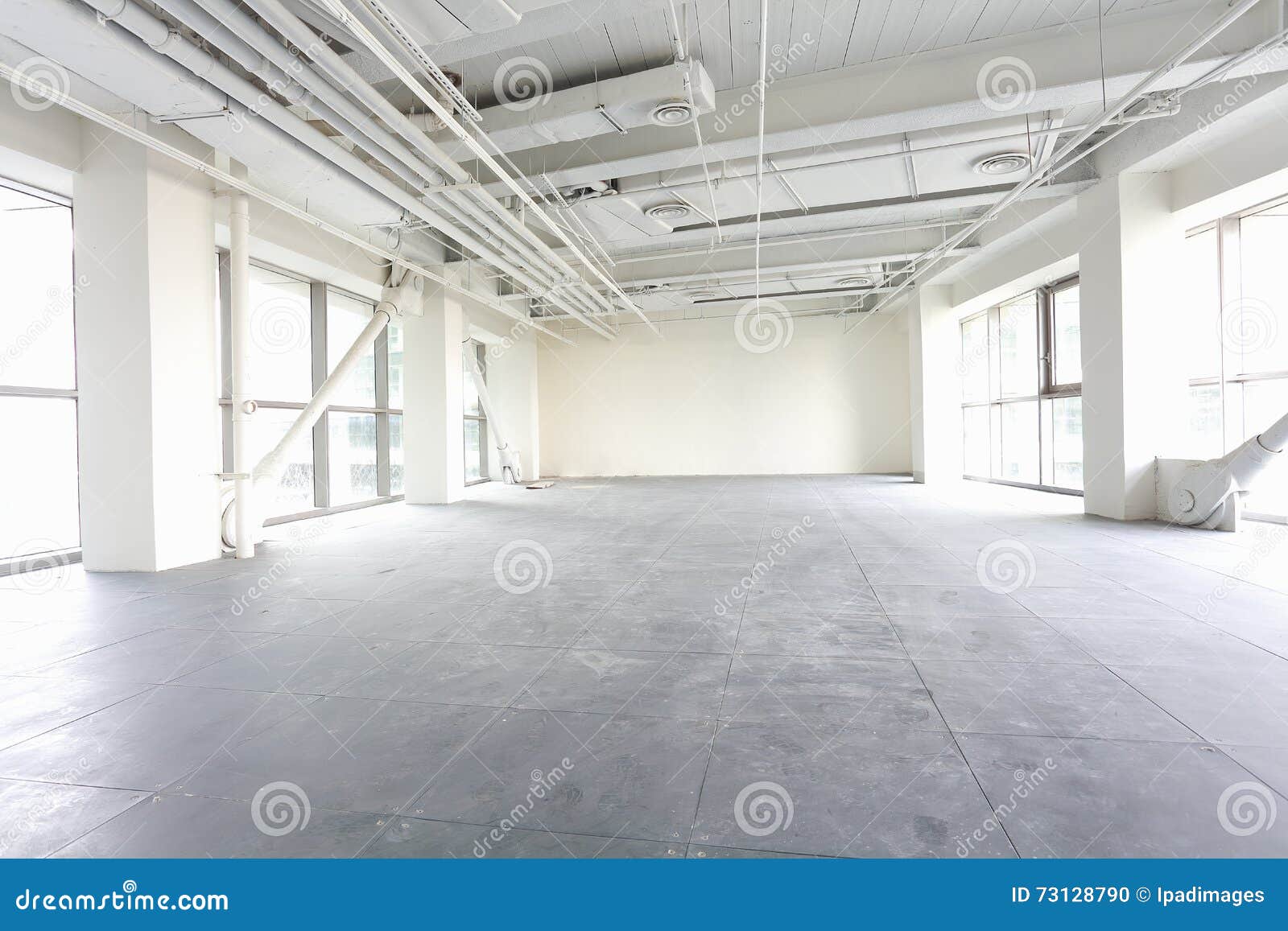 New Bright Empty Building Interior Stock Photo - Image of home, empty ...