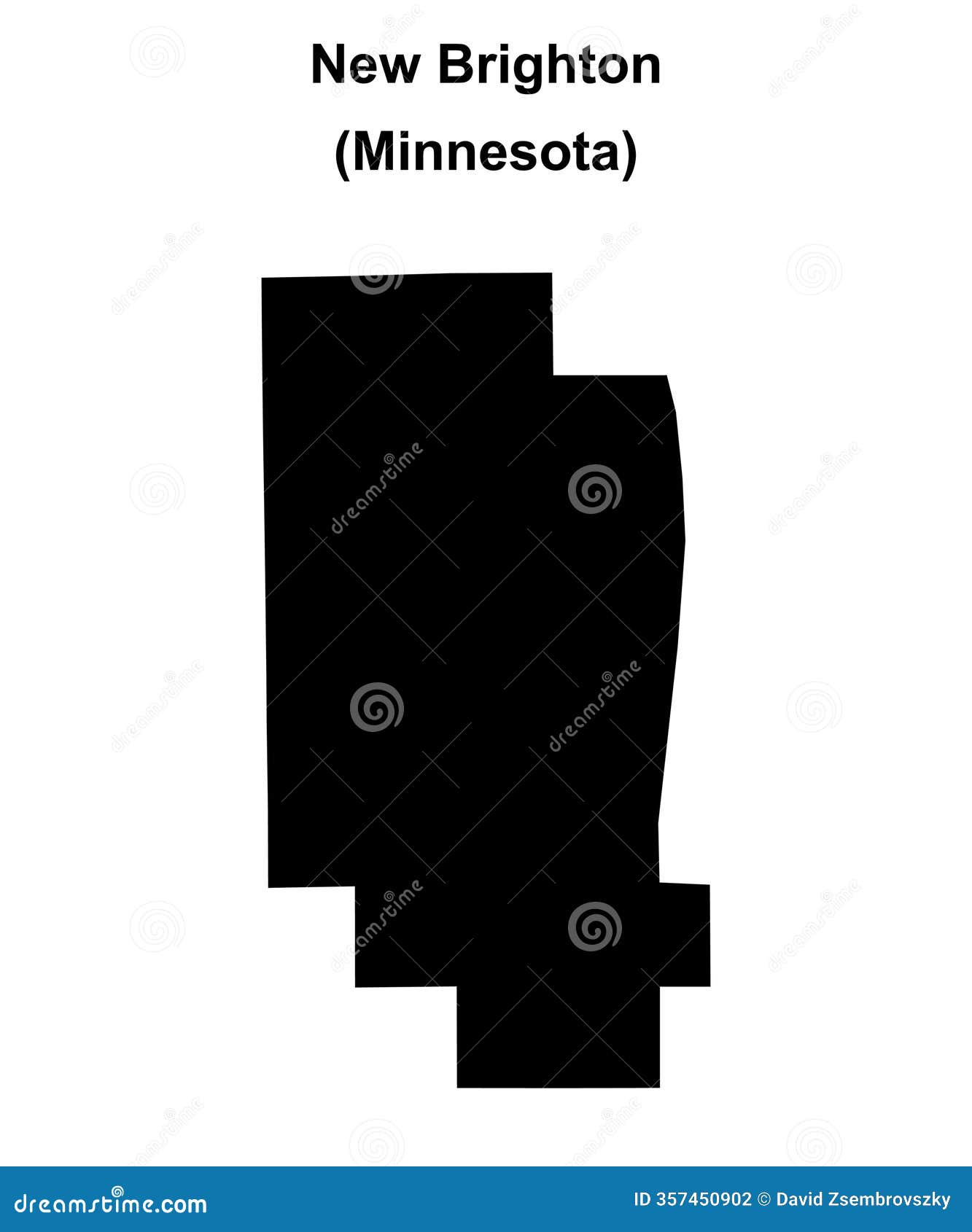 Brighton Outline Map Vector Illustration | CartoonDealer.com #385900218