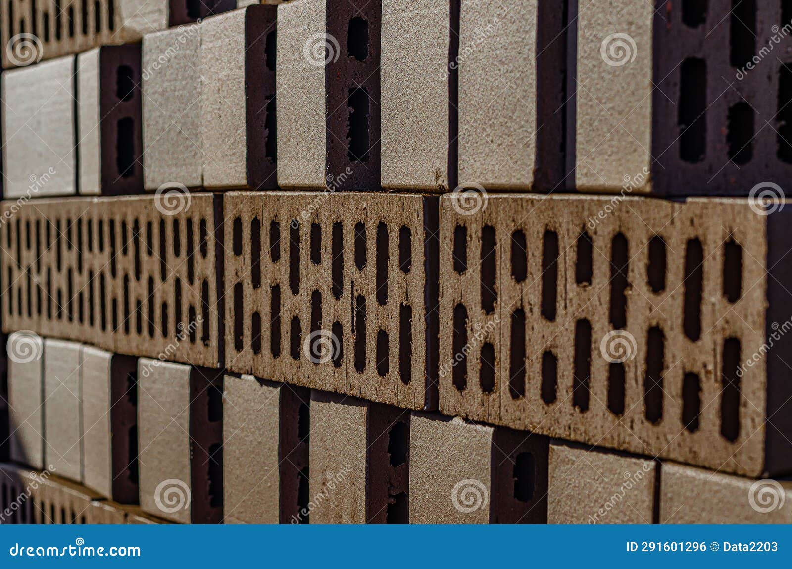 New brown ceramic bricks stock photo. Image of ceramic - 291601296