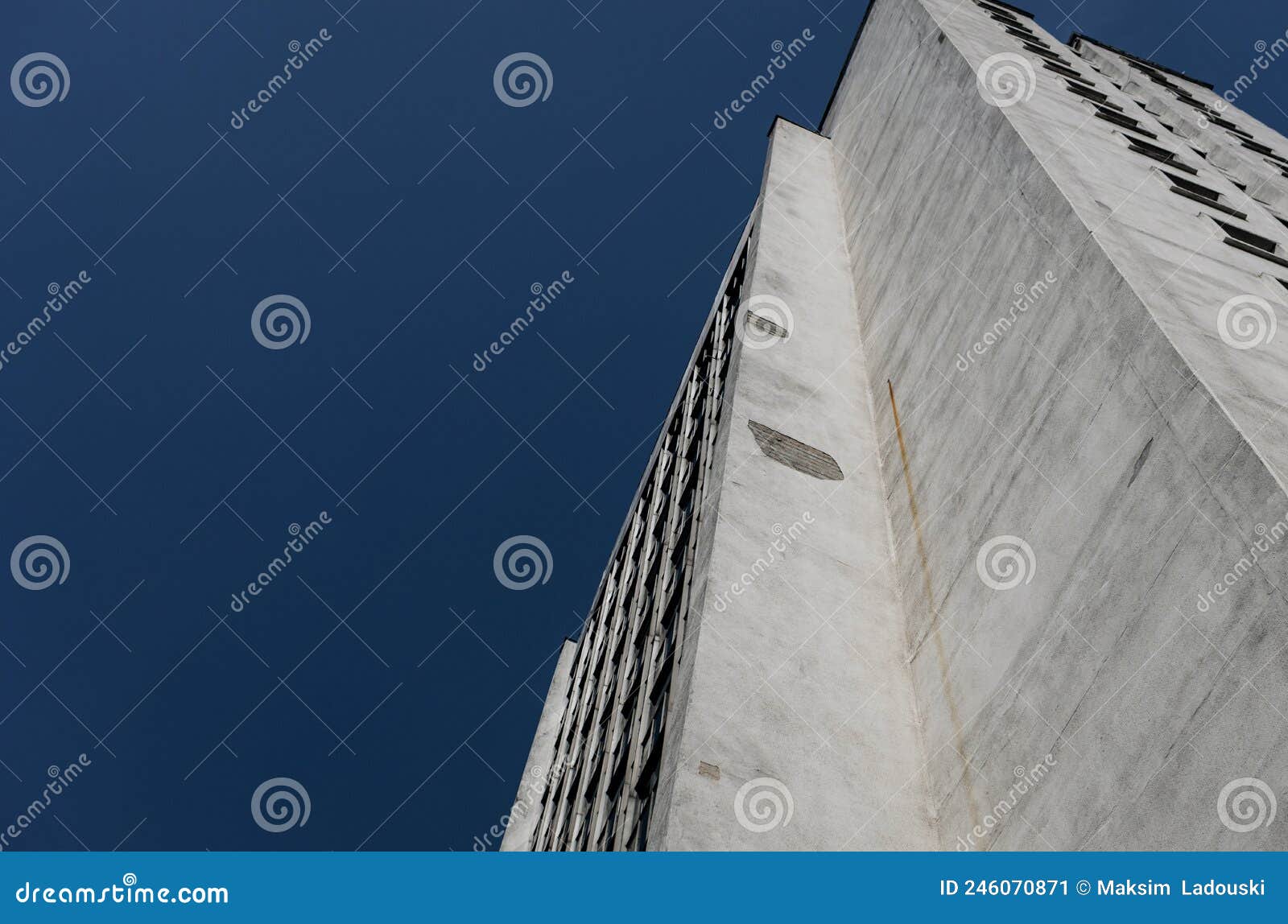New brutalism architecture stock image. Image of city - 246070871