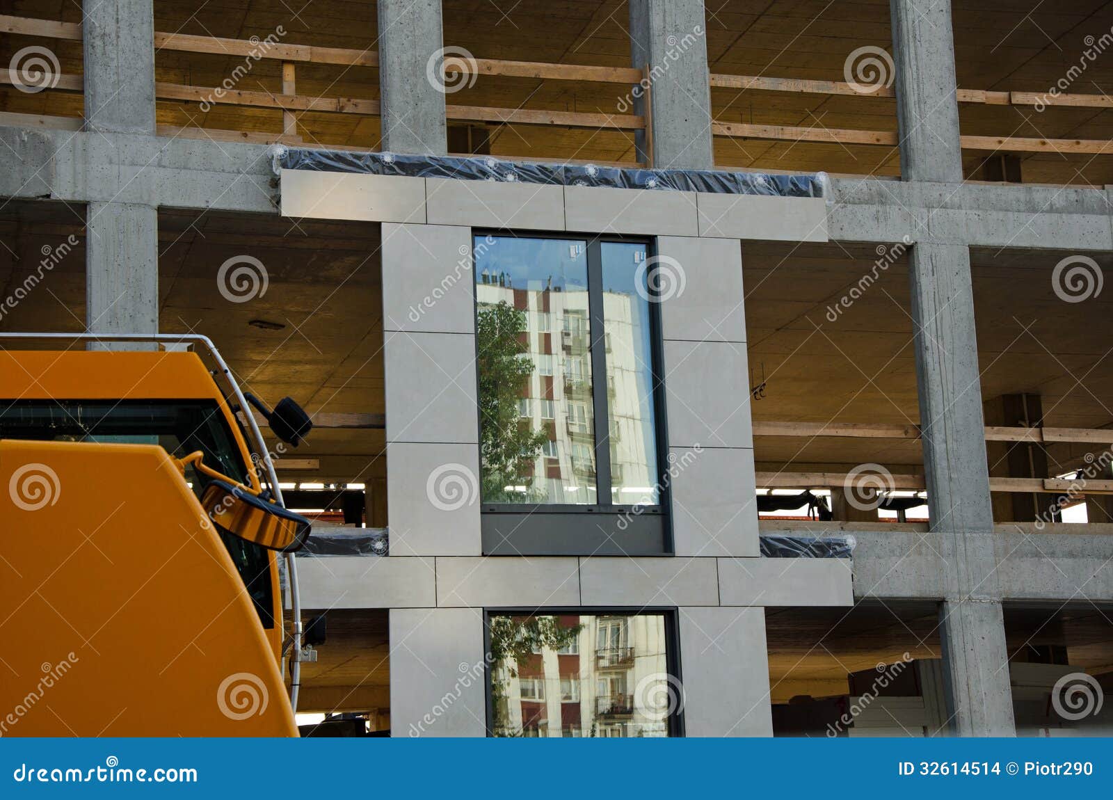 New Building during Construction Stock Photo - Image of ecology, cost ...