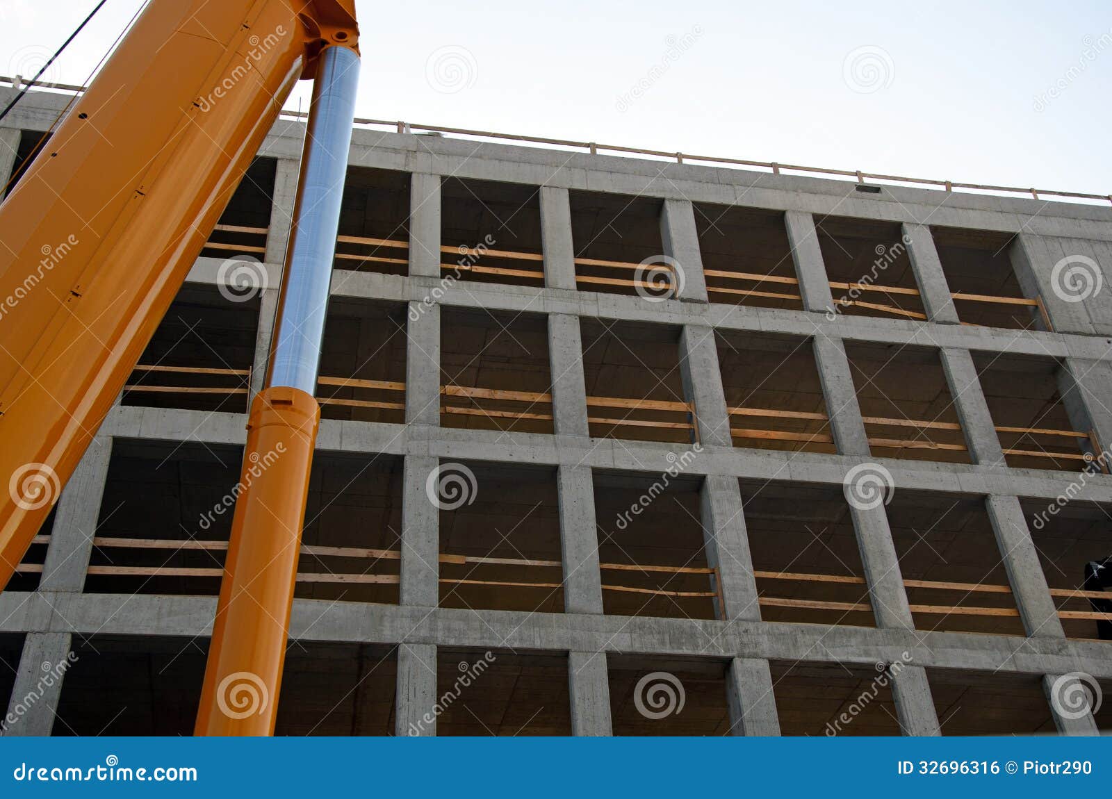 New Building during Construction Stock Photo - Image of durability ...