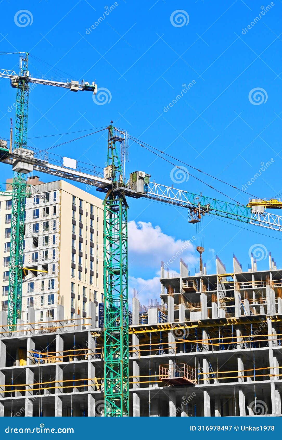 New Building Construction Site Editorial Photography - Image of ...