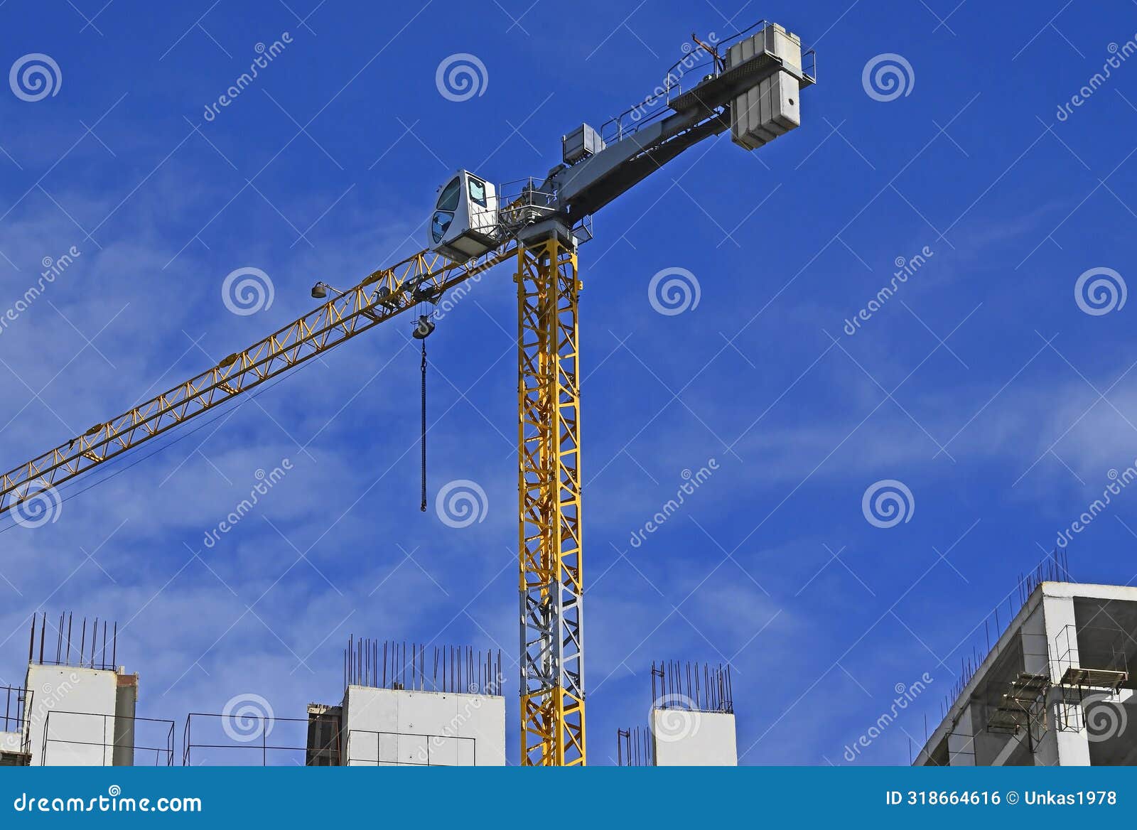 New Building Construction Site Stock Photo - Image of exterior, estate: 318664616