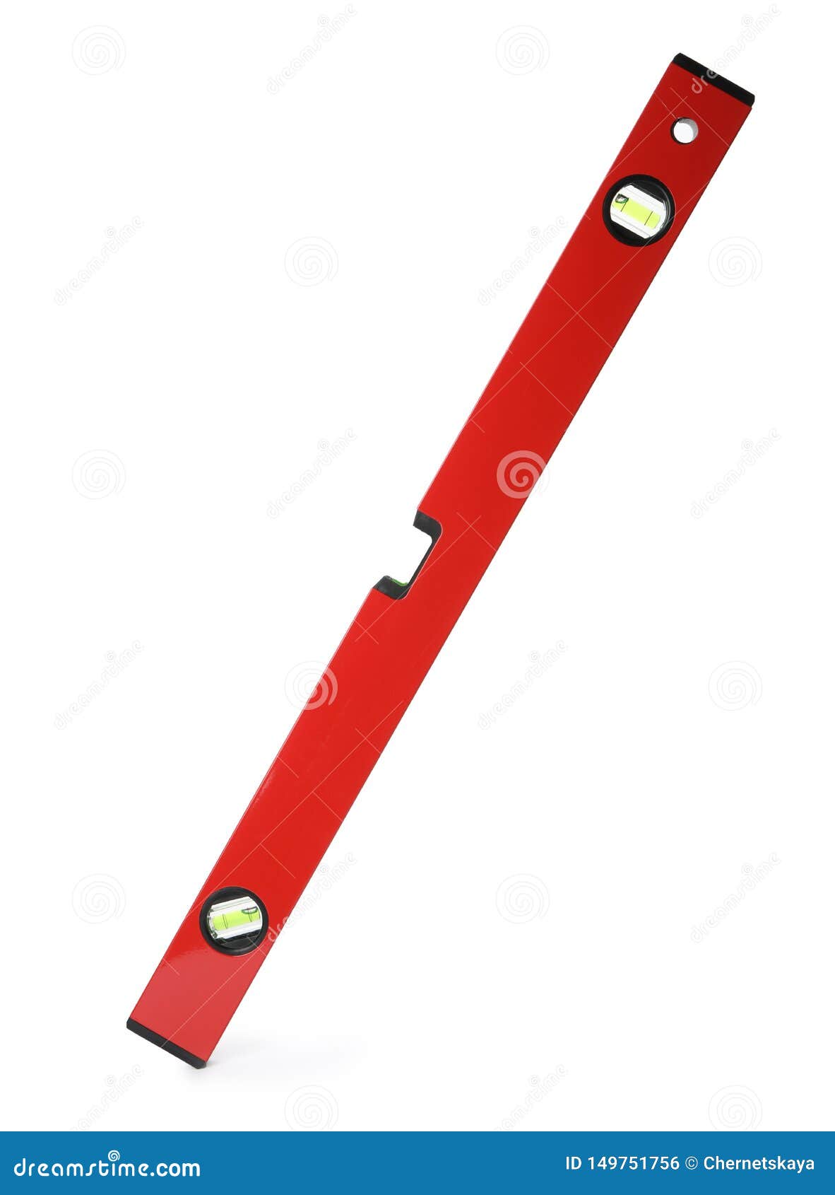 New Building Level on White. Professional Construction Tool Stock Photo ...