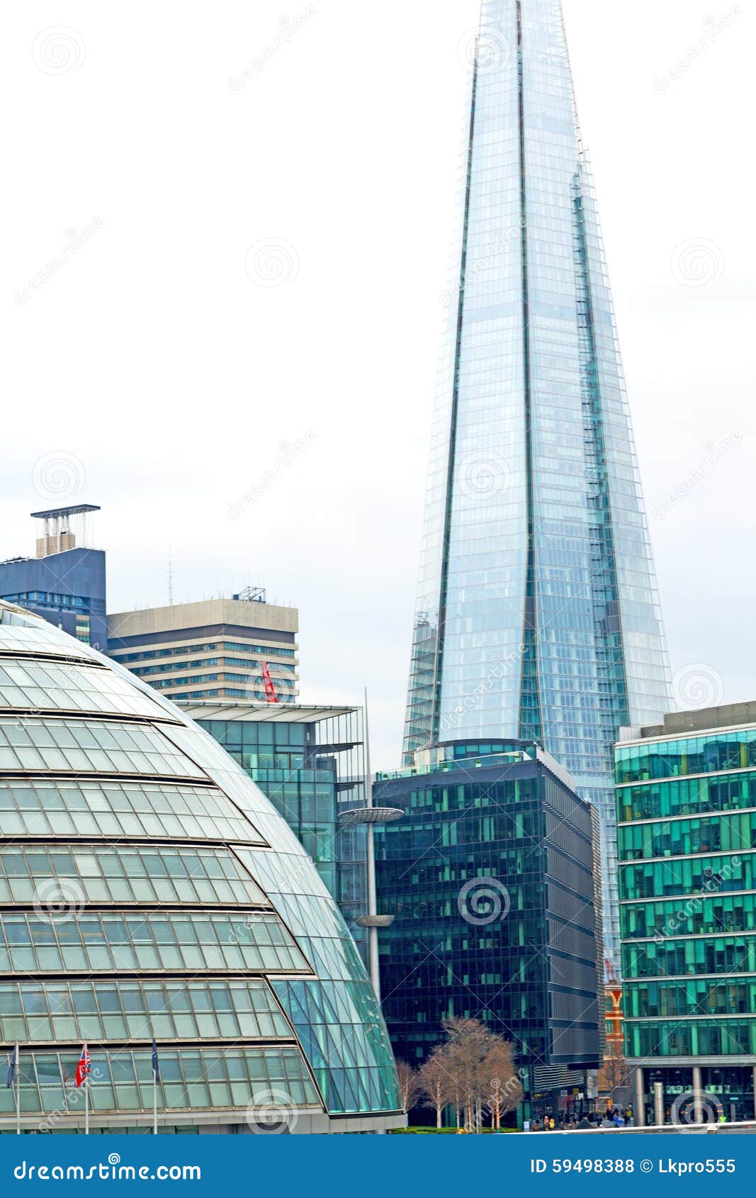 New Building in London Skyscraper Financial District an Stock Photo ...